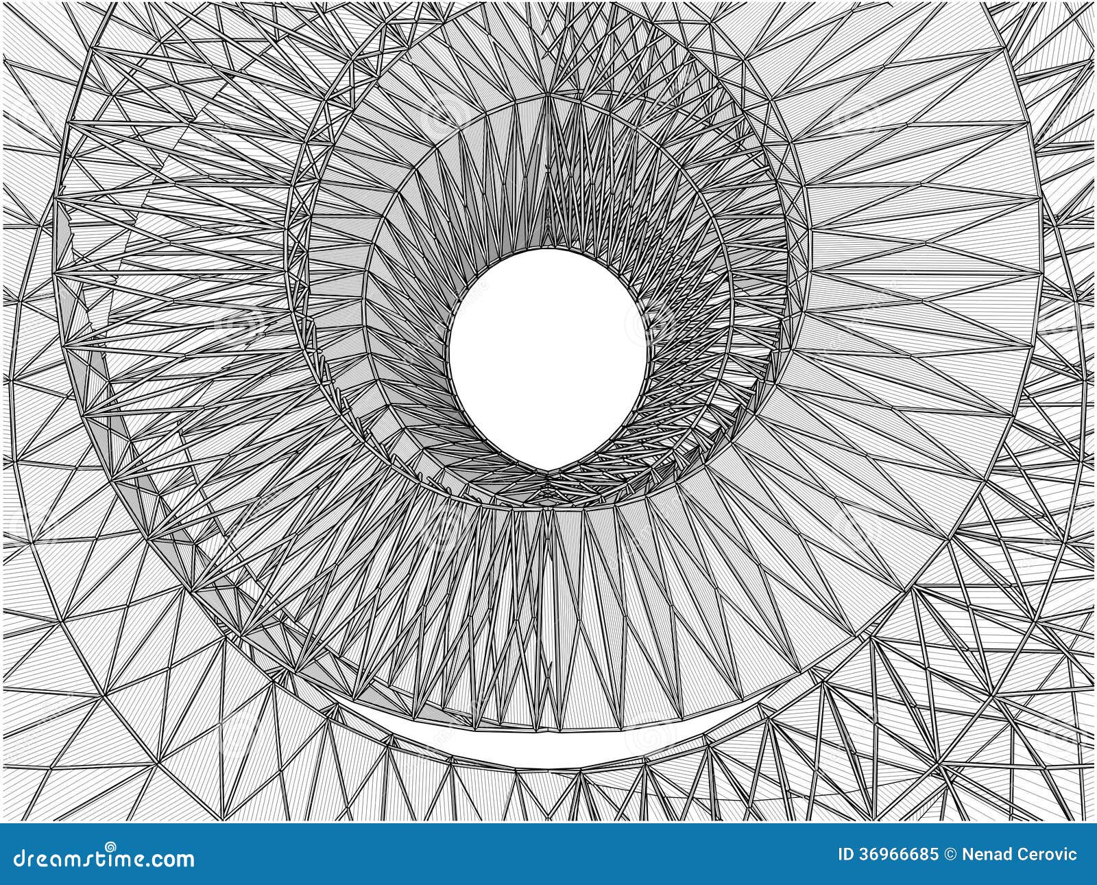 Abstract Structural Construction Vector Stock Illustration ...