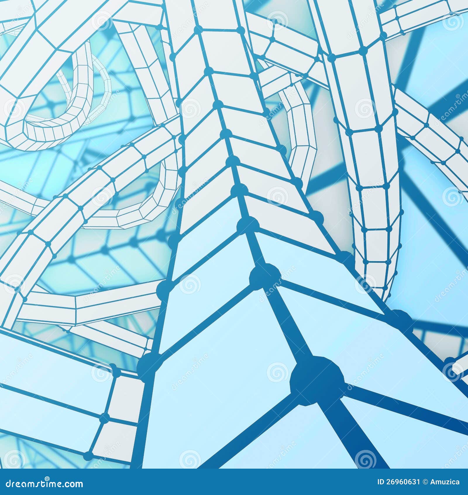 Abstract structure stock illustration. Illustration of modern - 26960631