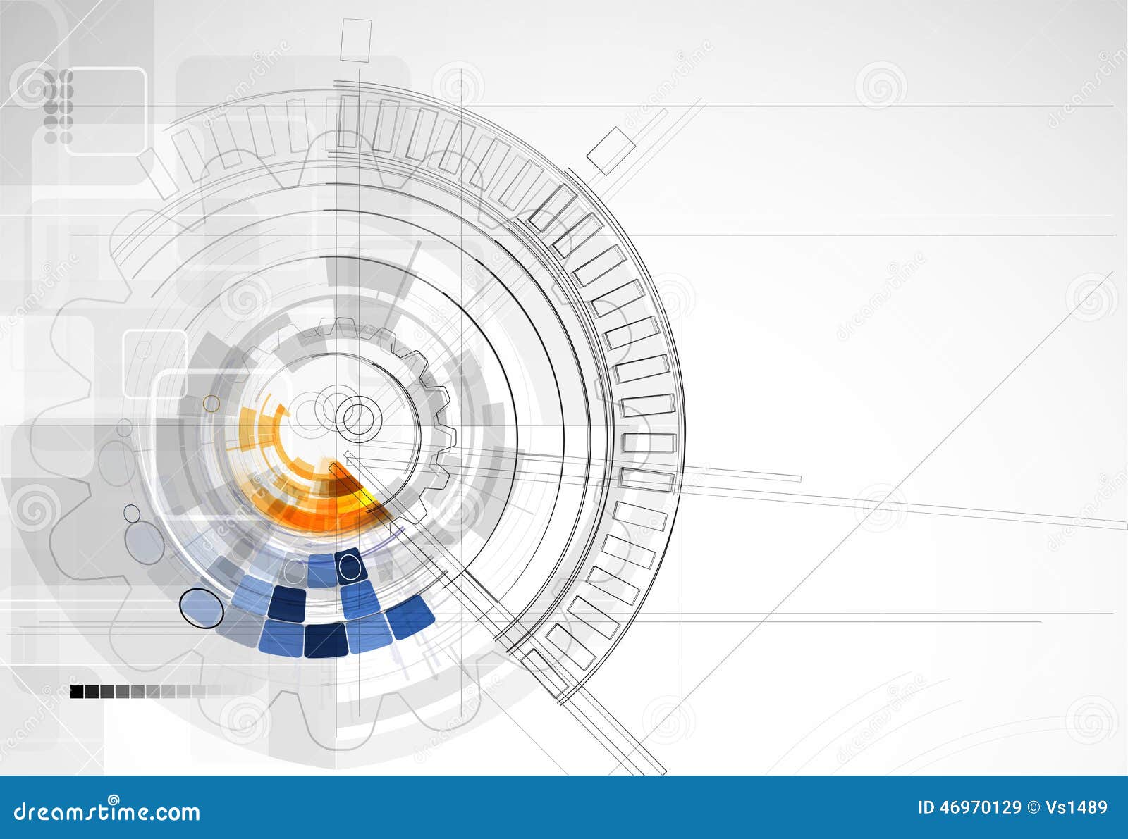 Abstract Structure Circuit Computer Cube Technology Business Background ...