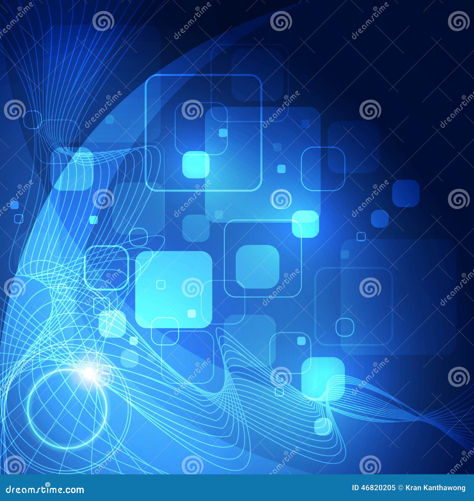 Abstract Structure Circuit Computer Cube Technology Business Background ...