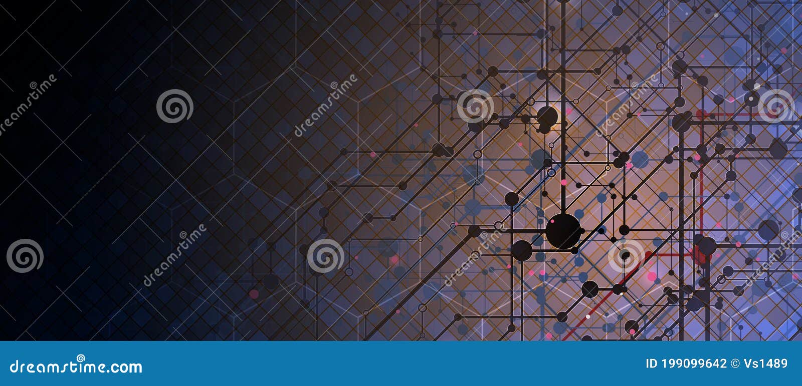 Abstract Structure Circuit Computer Technology Business Background ...
