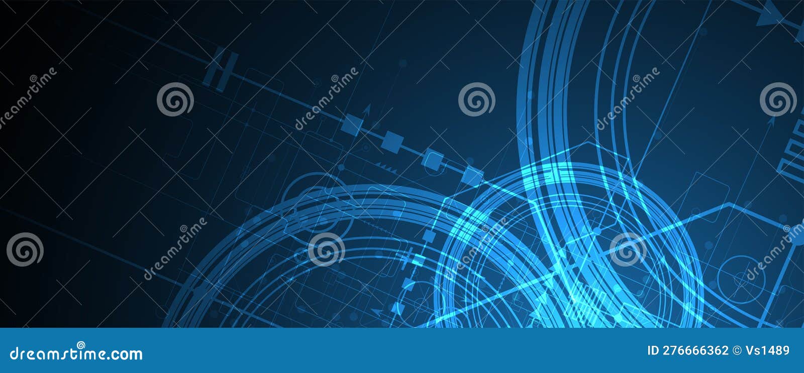 Abstract Structure Circuit Computer Technology Business Background ...