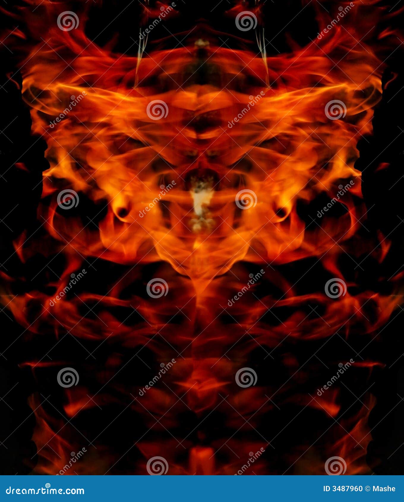 Wildfire Structure With Detailed Burning Parts Division Outline Diagram ...