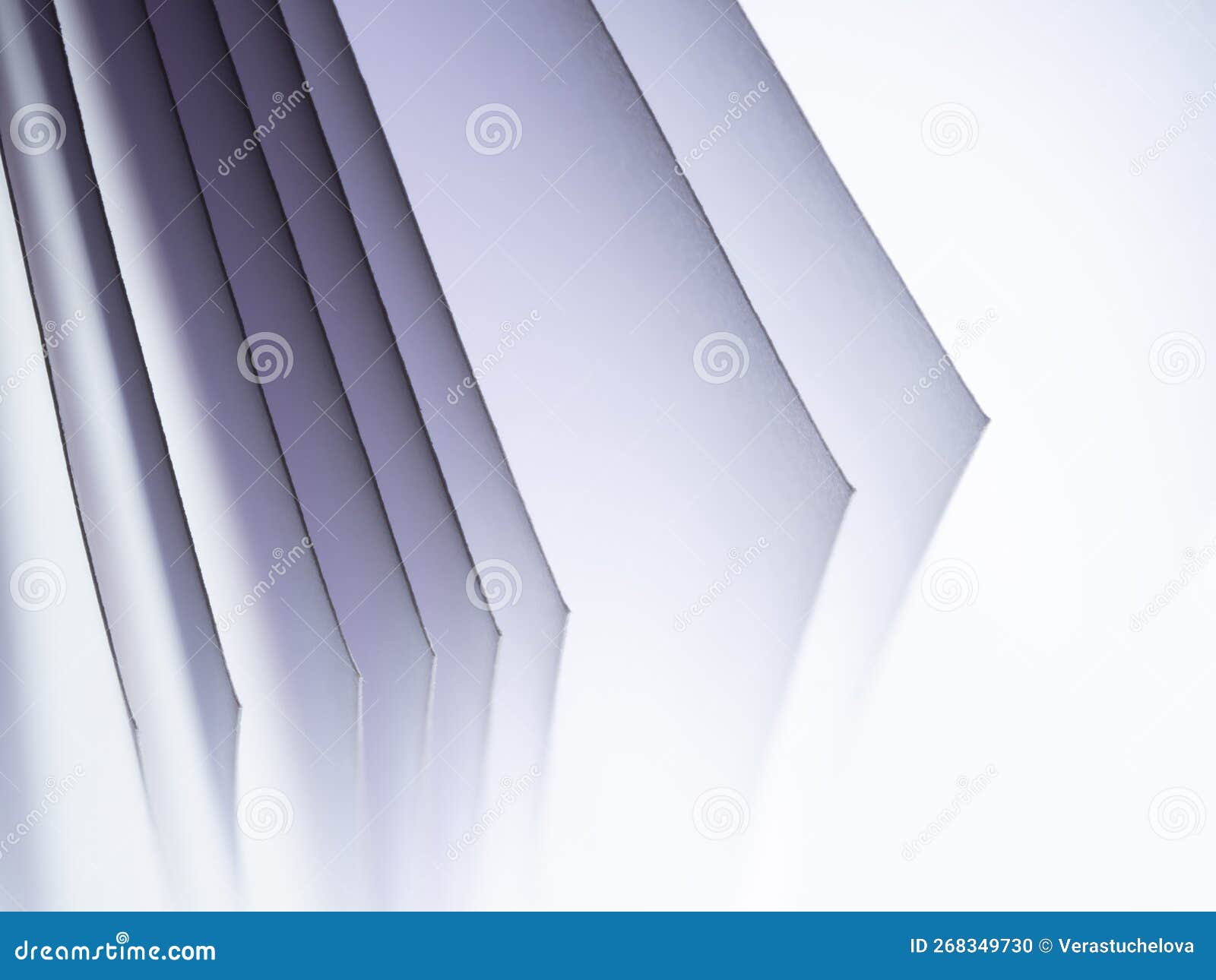 Abstract Structure Made of Paper Sheets in the Detail Stock Photo ...