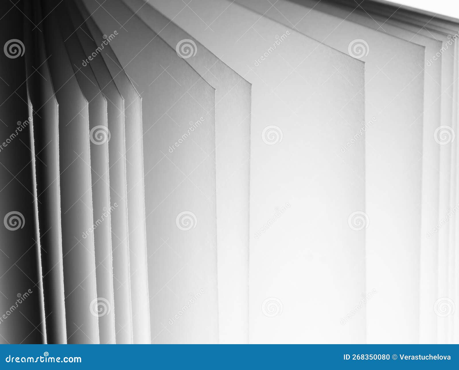 Abstract Structure Made of Paper Sheets in the Detail Stock Photo ...