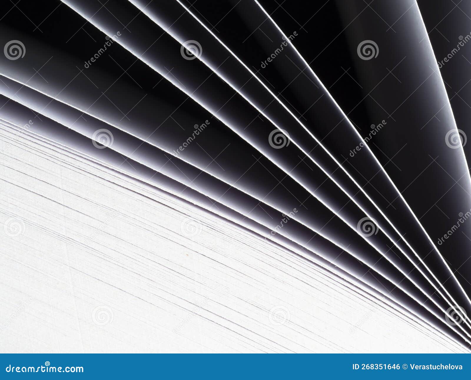Abstract Structure Made of Paper Sheets in the Detail Stock Photo ...