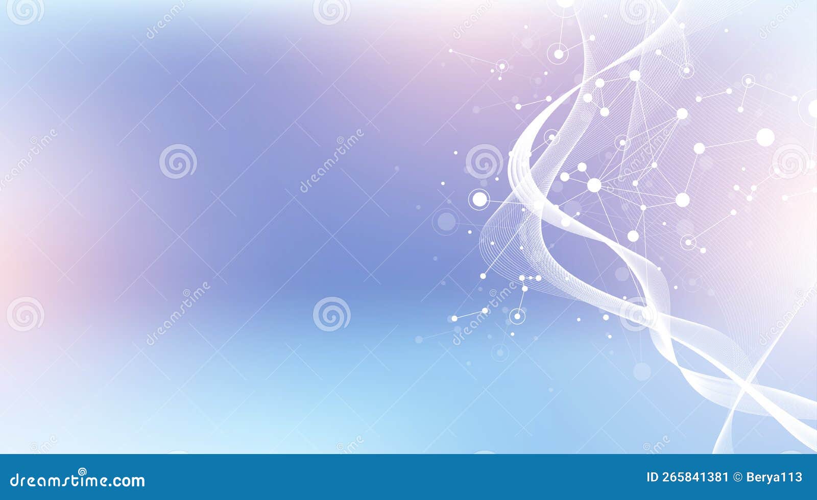 Abstract Structure Molecules or Atom for Science or Medical Background ...