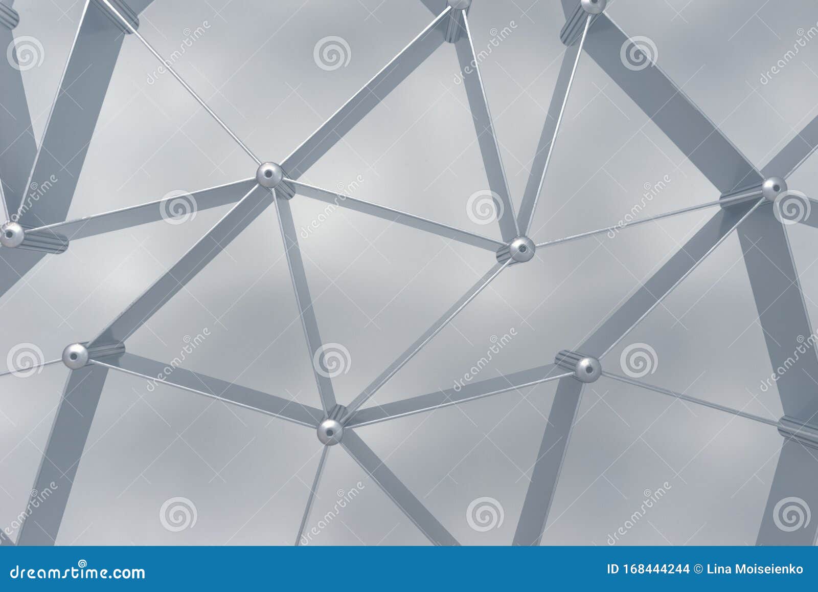 Abstract Structure with Triangular Shapes Stock Photo - Image of grid ...