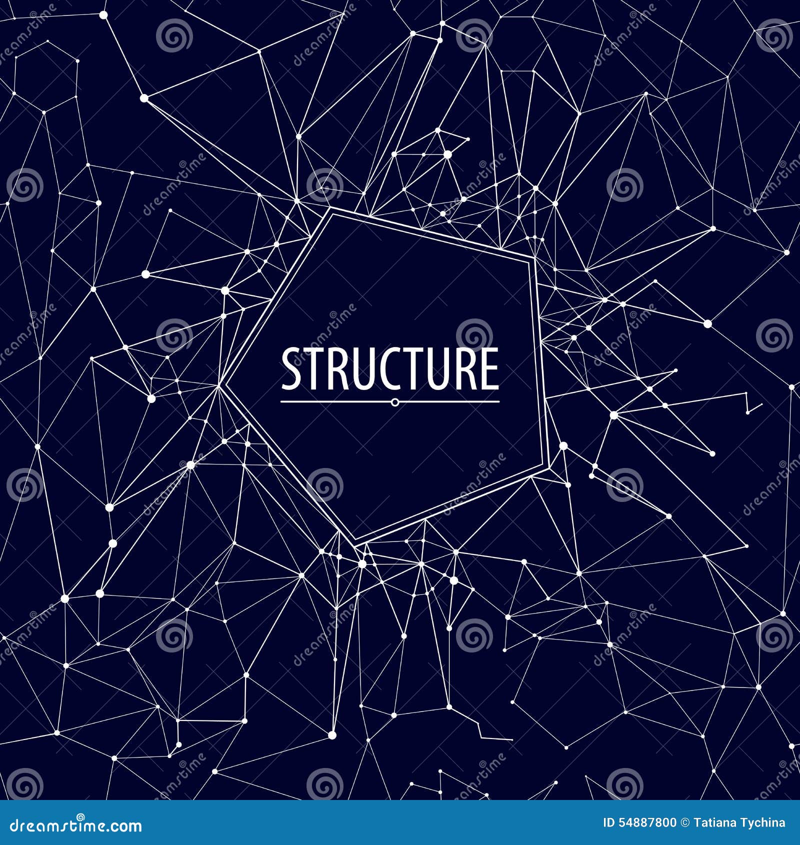 Abstract Structure.Vector Illustration.Seamless Pattern Stock Vector ...