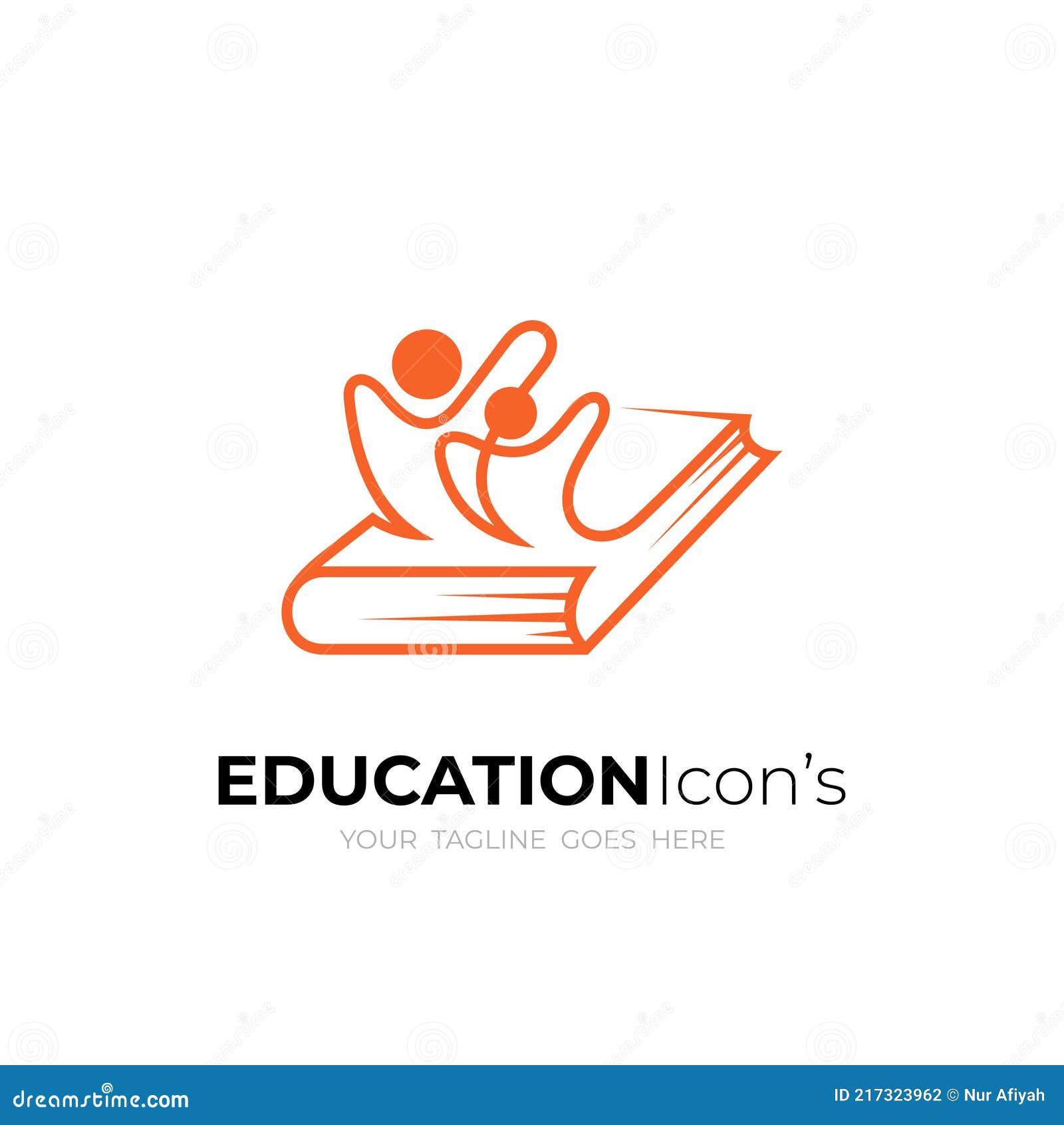 Abstract Student Logo with Line Style , Books Stock Vector ...