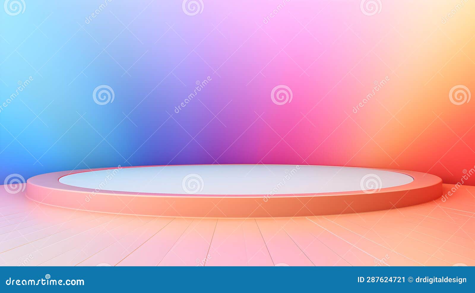 Abstract Studio Background in Multiple Colors. Minimal Showroom for ...