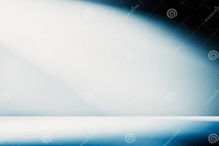 Abstract Studio Background with Light Blue Gradient and Shadow. 3D ...