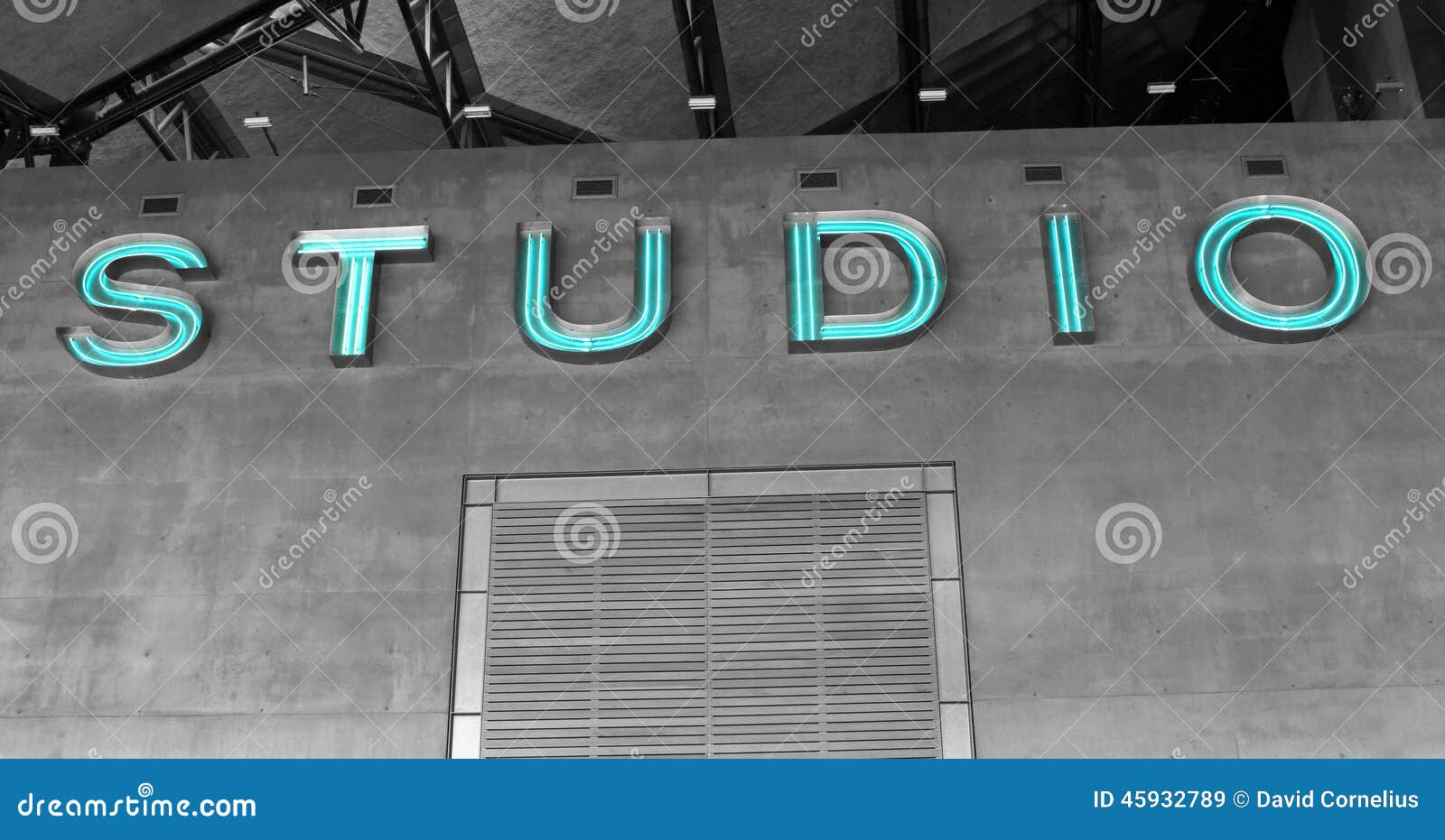 Abstract Studio Sign stock image. Image of sign, background - 45932789