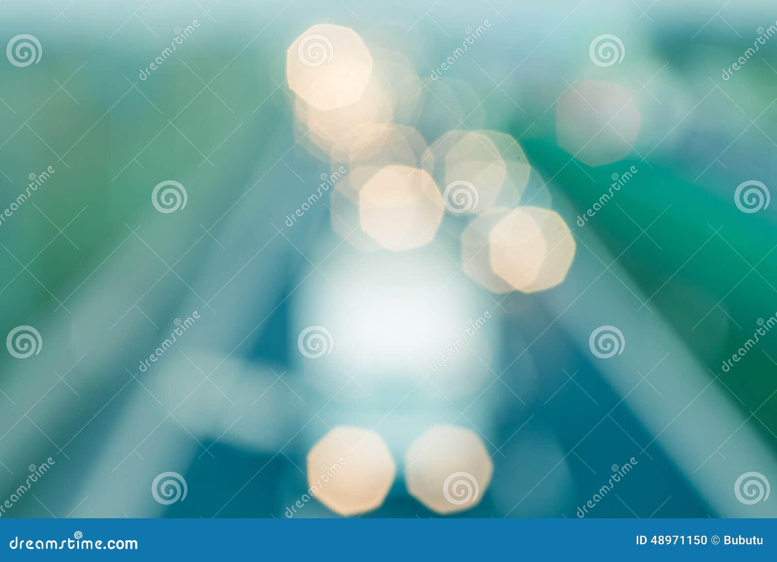 Abstract Style - Defocused Vintage Highway Lights Stock Photo - Image ...