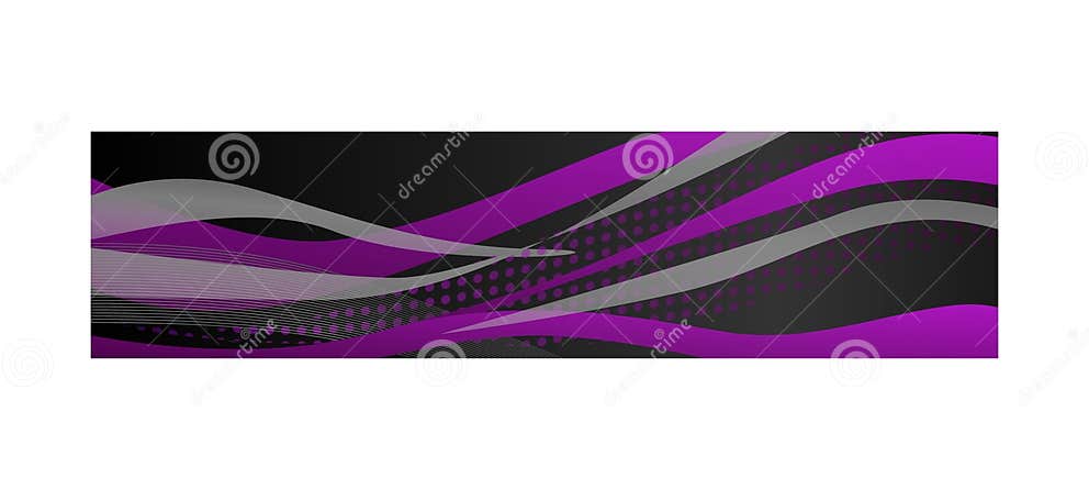 Abstract Stylish Wave Header Design Vector Stock Vector - Illustration ...