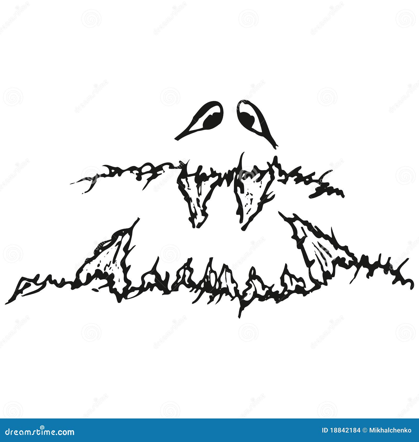 Glutton Hungry. Fat Man Open Mouth. Heavy Eater Cartoon Vector ...