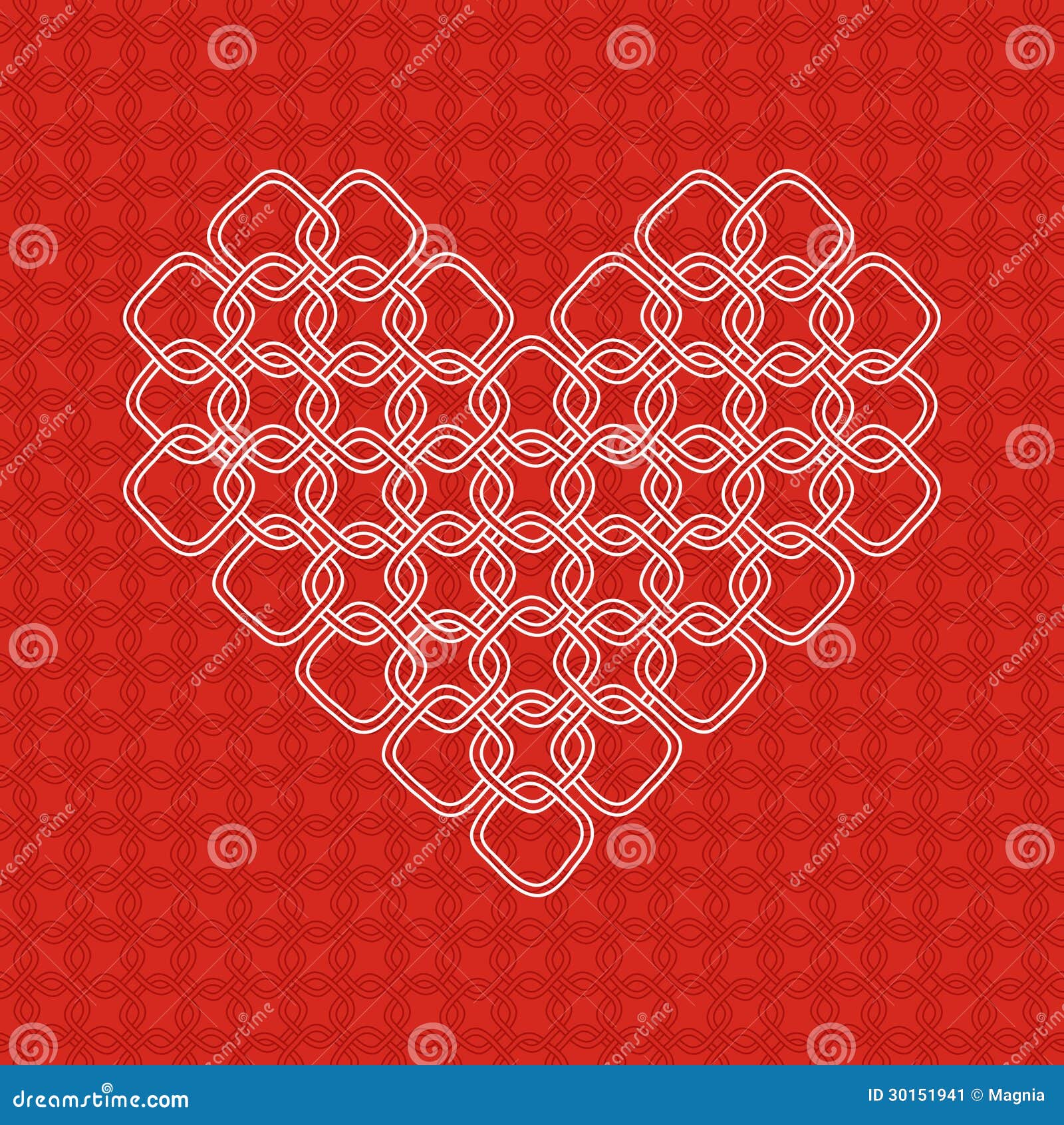 Stylized heart stock vector. Illustration of creative - 30151941