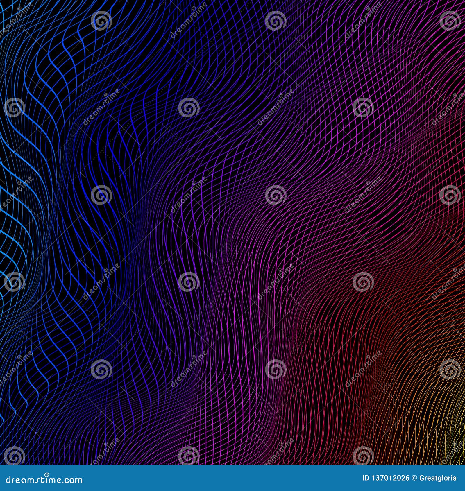 Abstract Stylized Lines, Vector Stock Vector - Illustration of curve ...