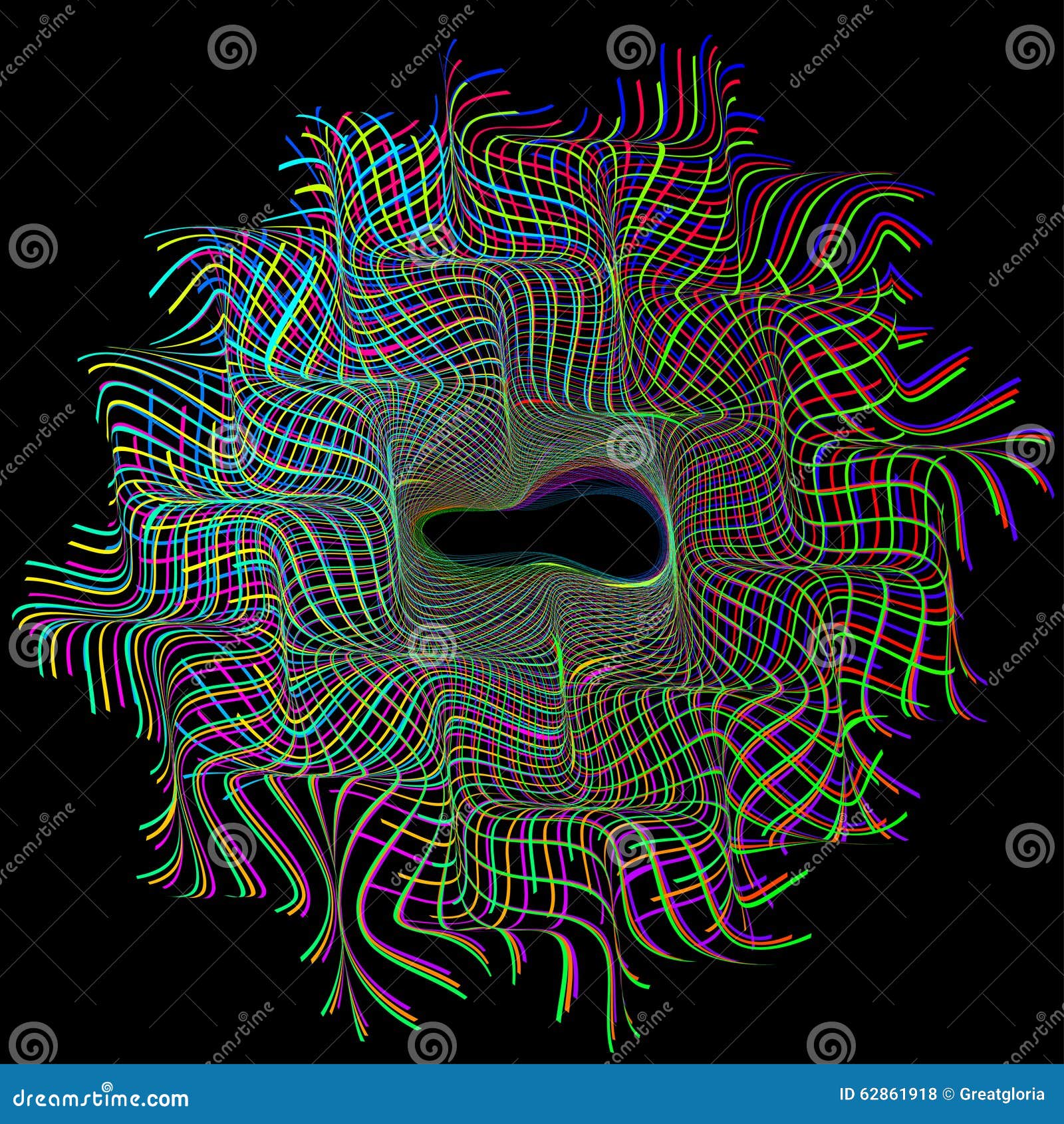 Abstract Stylized Lines, Vector Stock Vector - Illustration of light ...