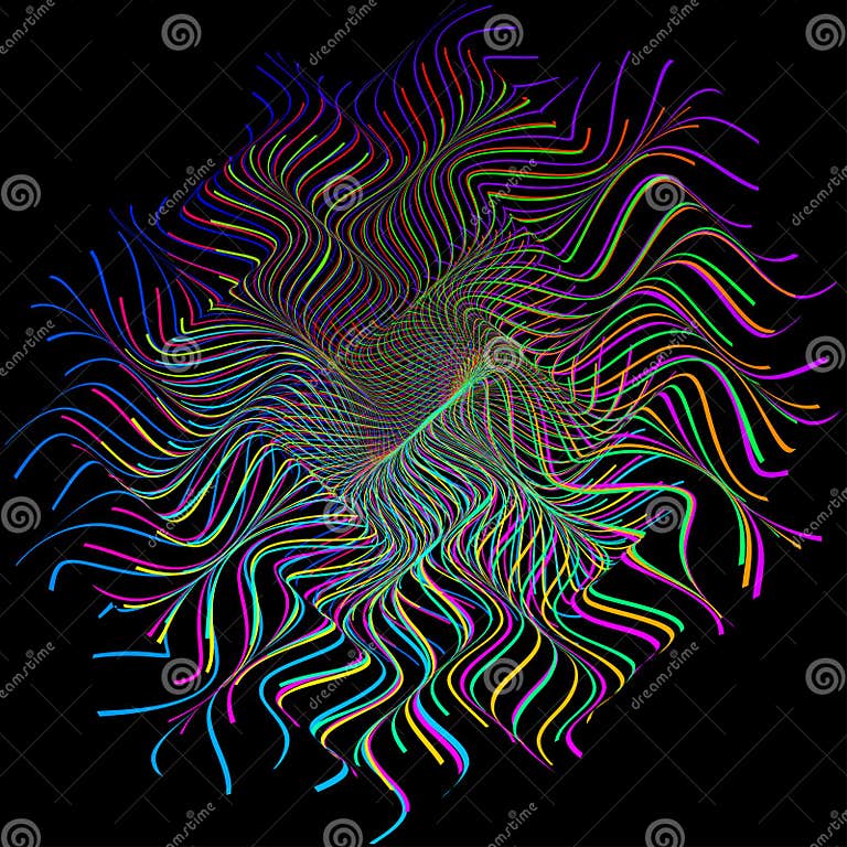 Abstract Stylized Lines, Vector Stock Vector - Illustration of grid ...
