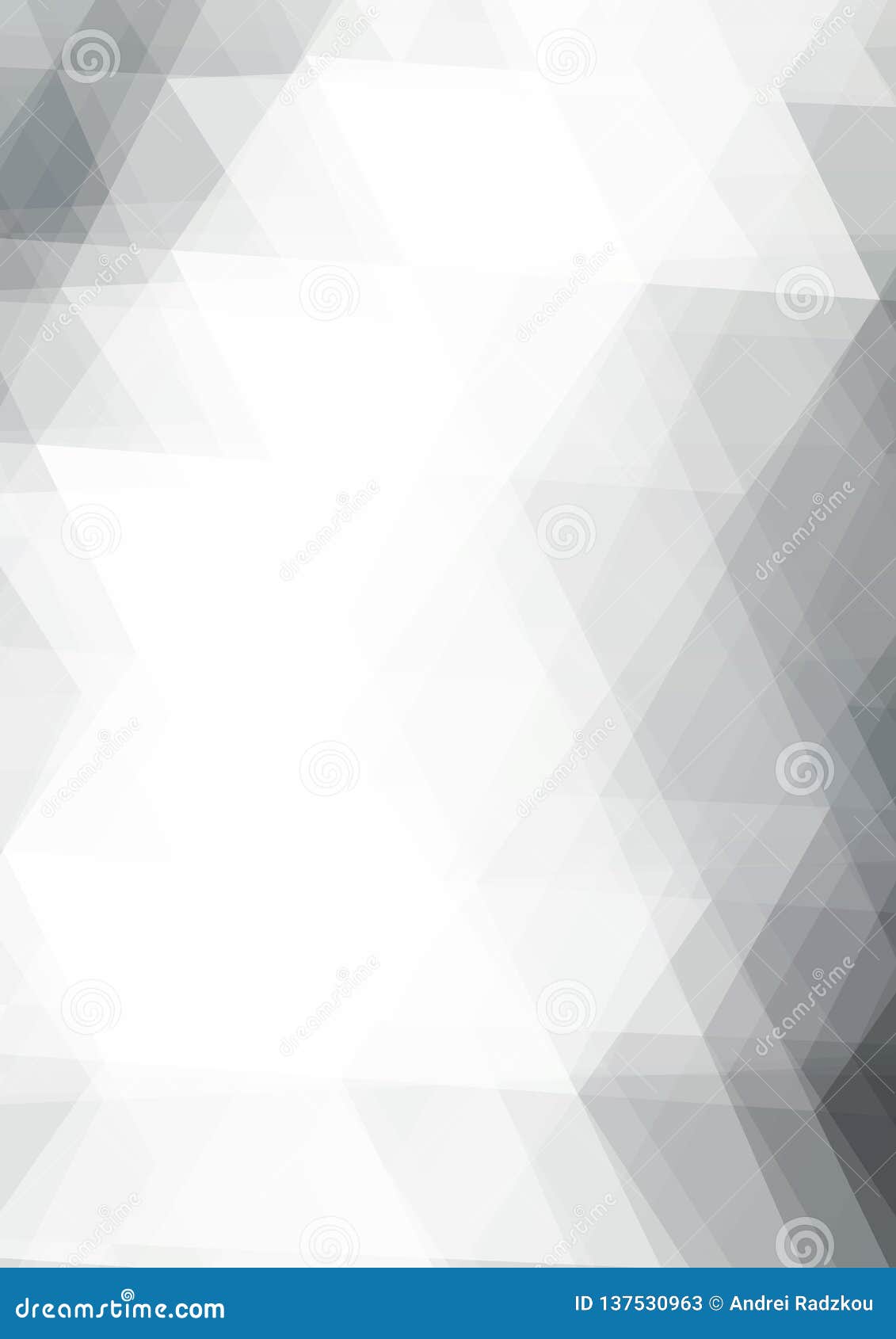 Abstract BW Background Textured by Triangles. Vector Pattern Stock ...