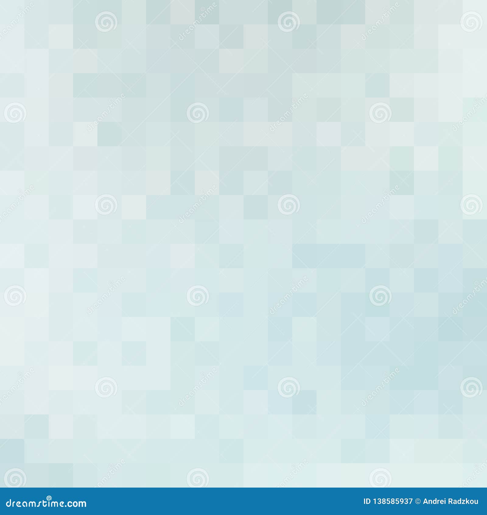 Subtle Tranquil Blue Mosaic. Pale Pattern Stock Vector - Illustration ...