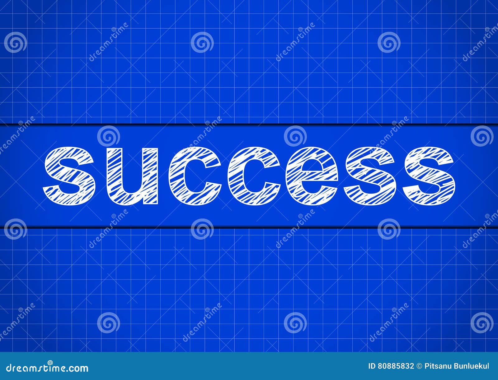 Abstract Success Blue Background Vector Illustration Stock Vector ...