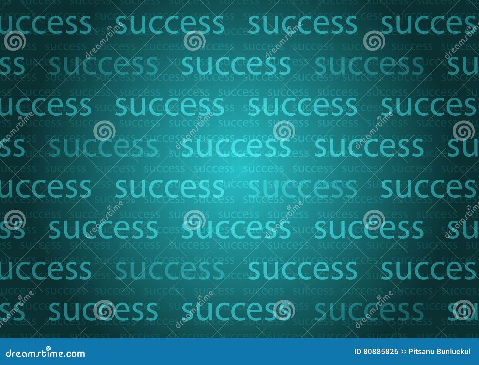 Abstract Success on Green Background Vector Illustration Stock Vector ...