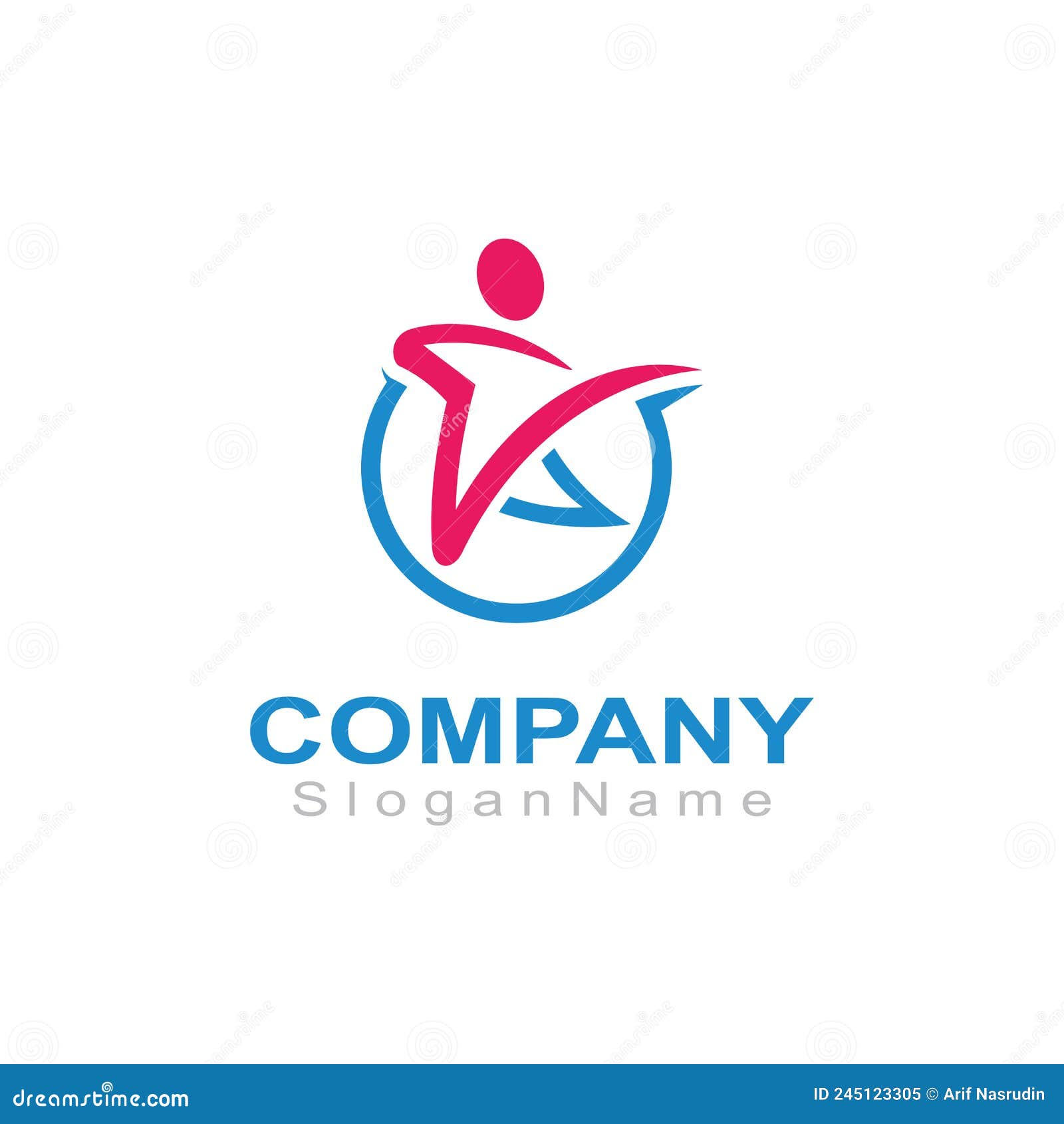 Abstract Success People Logo Vector Emblem Design Template. Creative of ...