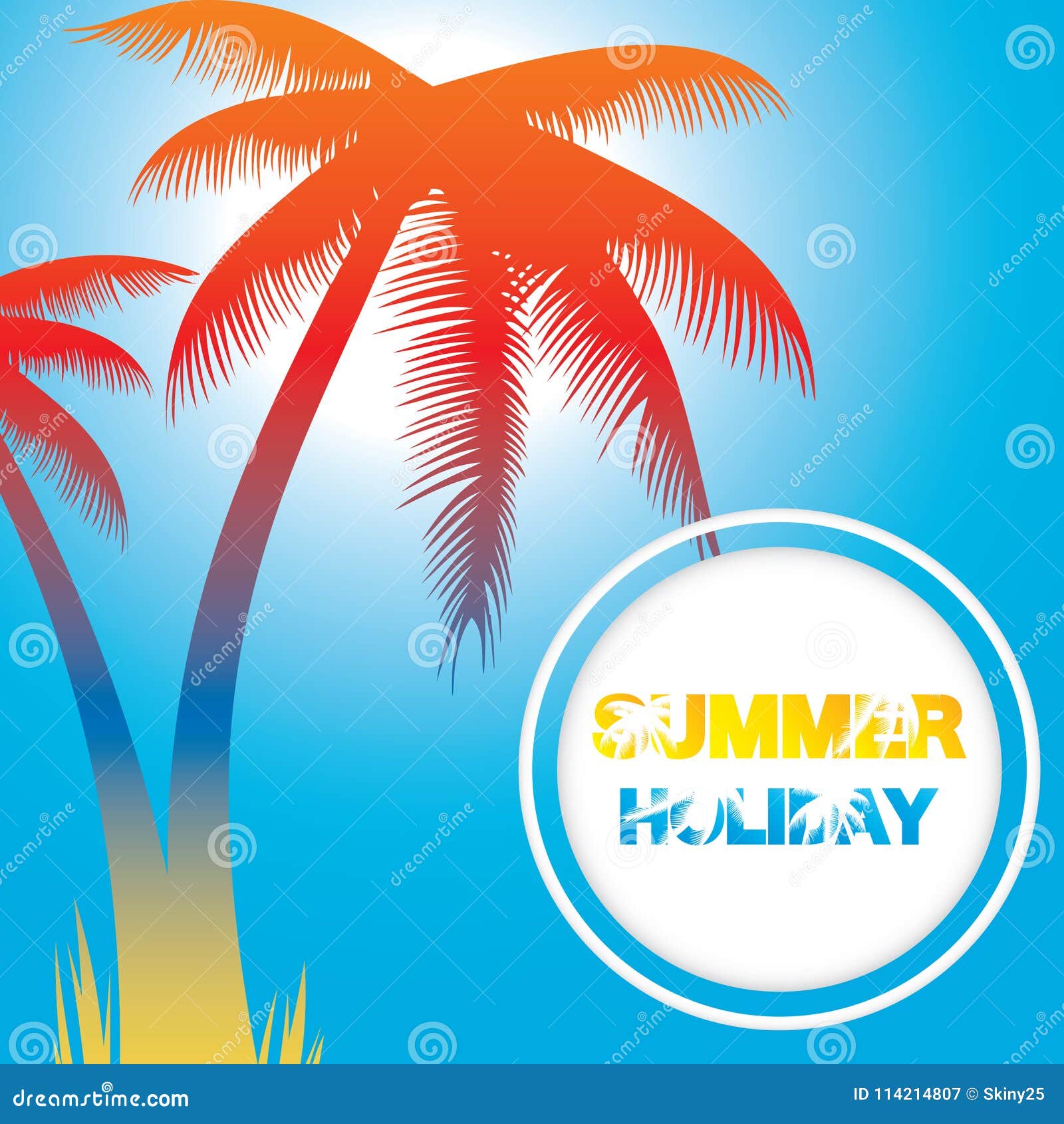 Abstract Summer Background. Stock Vector - Illustration of forest ...