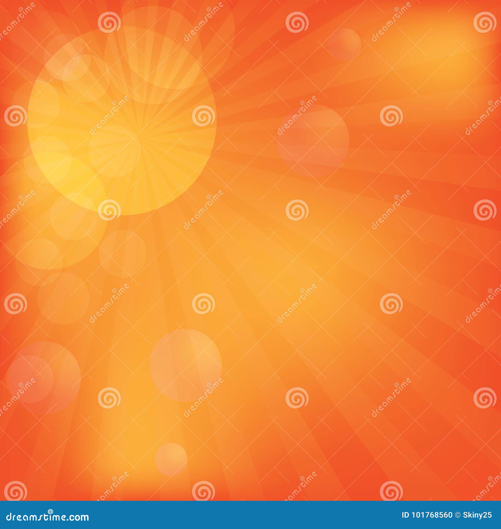 Abstract Summer Background.vector Stock Vector - Illustration of bokeh ...