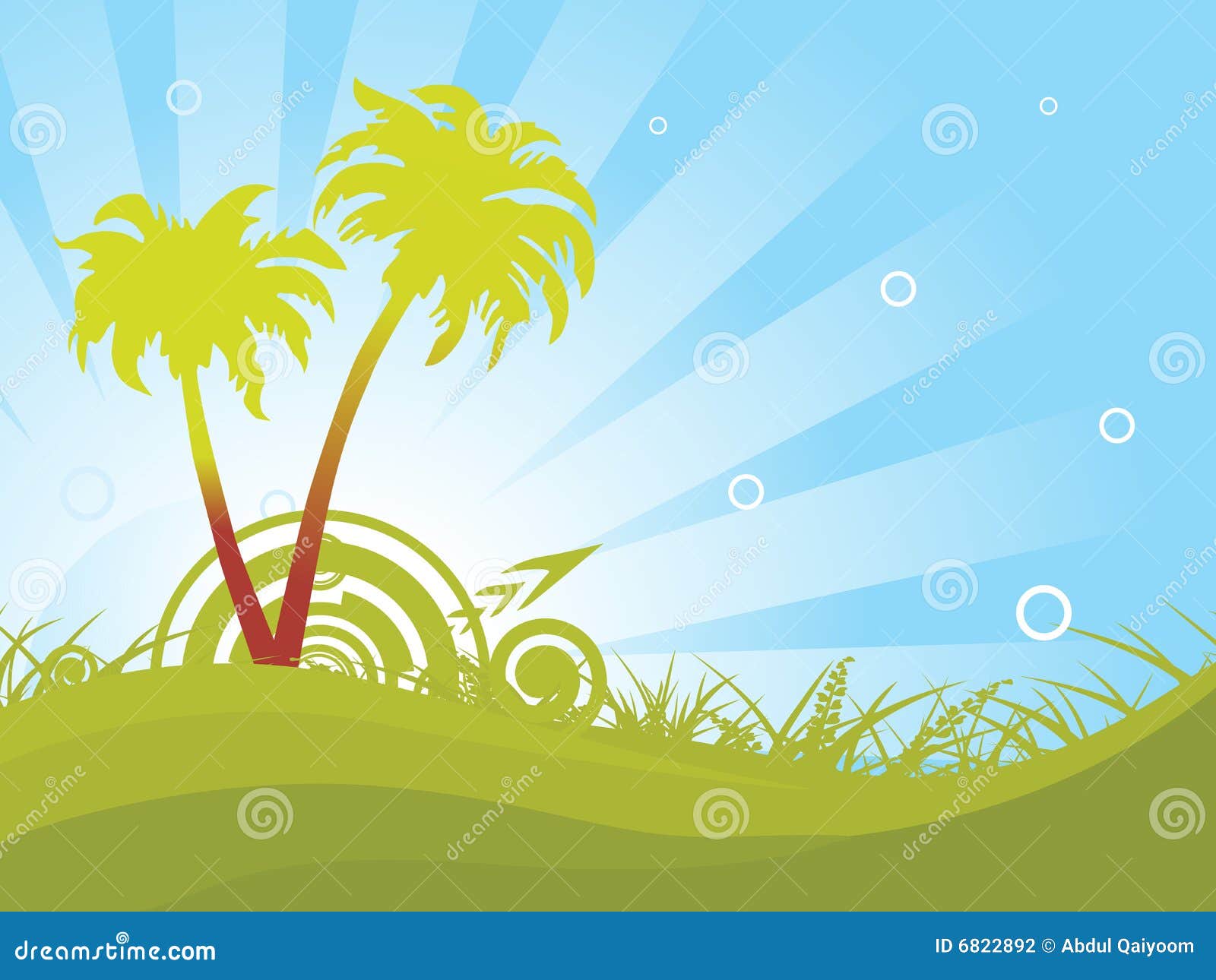Abstract Summer Background Wallpaper Stock Illustration - Illustration ...