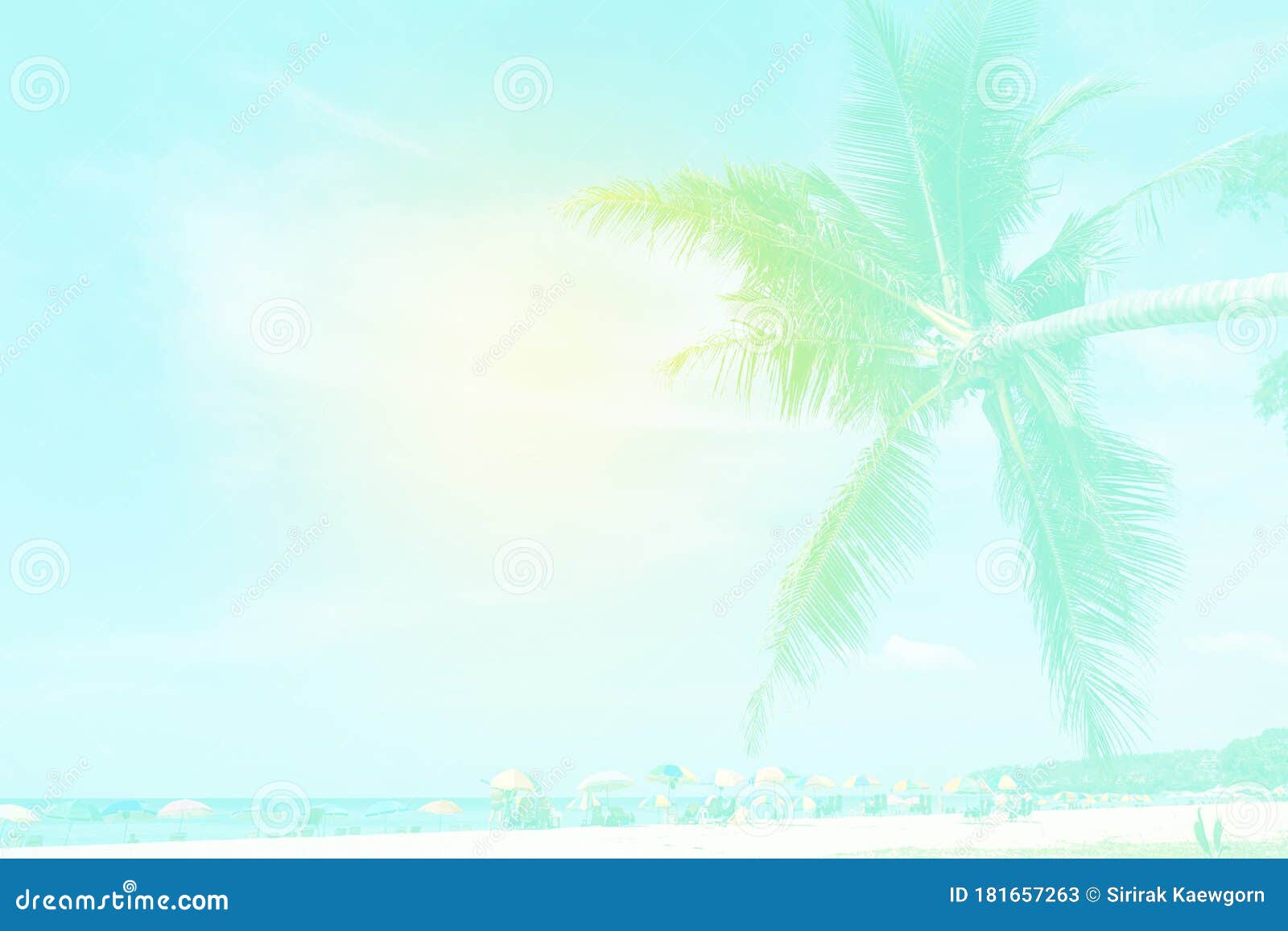 Abstract Summer Beach Background, Holiday or Vacation Background Stock ...
