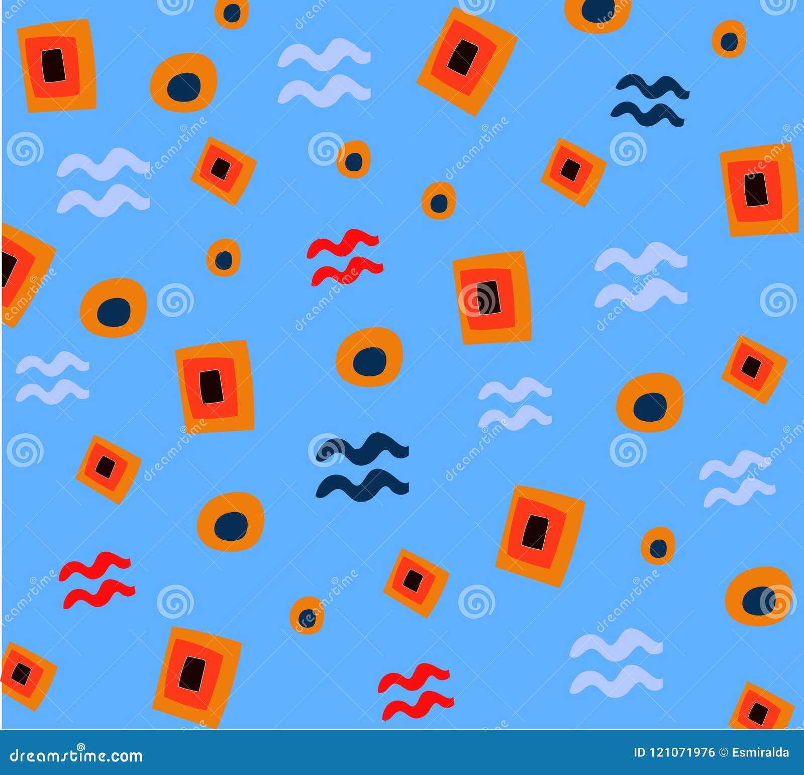 Abstract summer pattern stock vector. Illustration of texture - 121071976