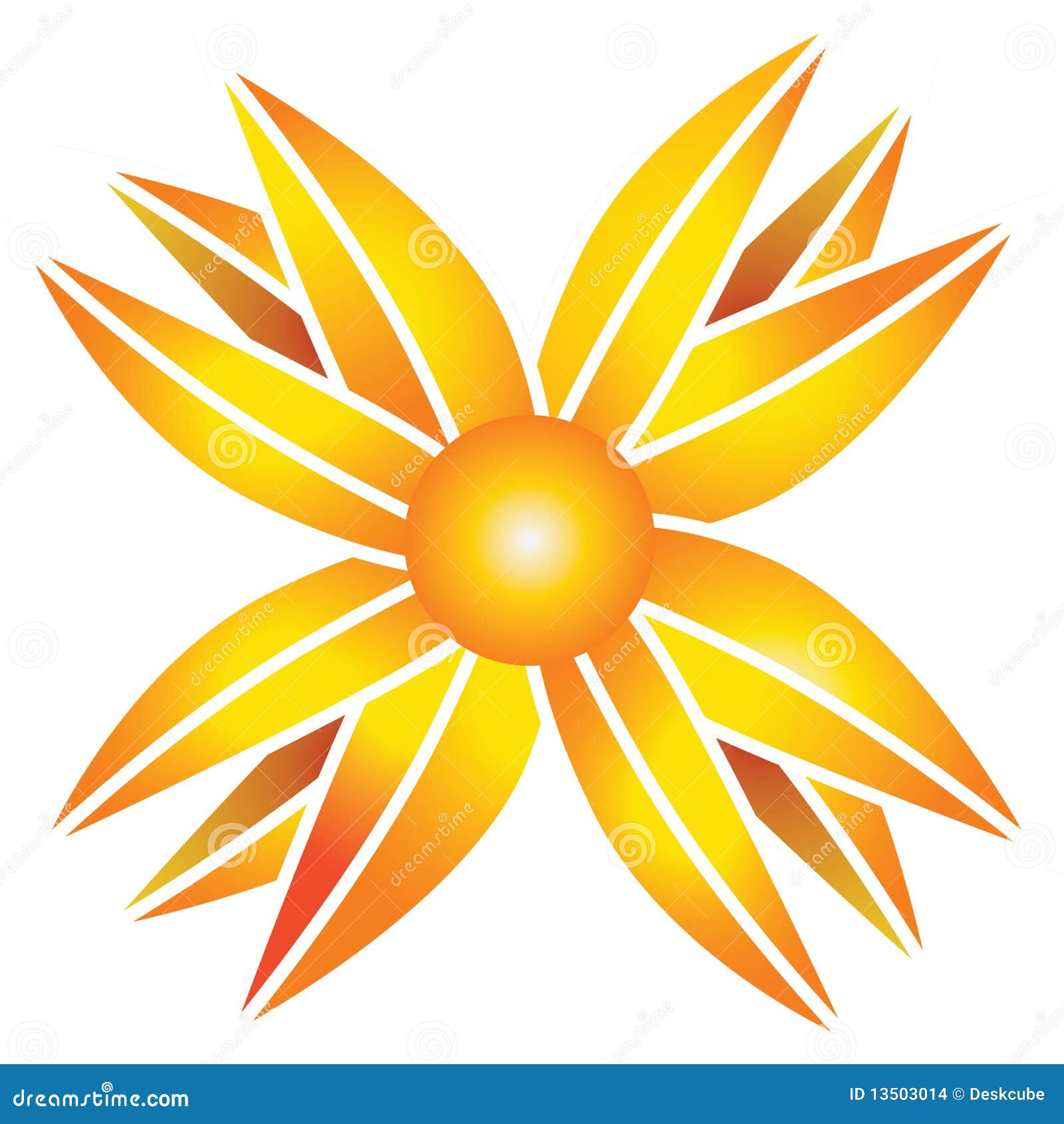 Abstract sun stock vector. Illustration of head, realistic - 13503014