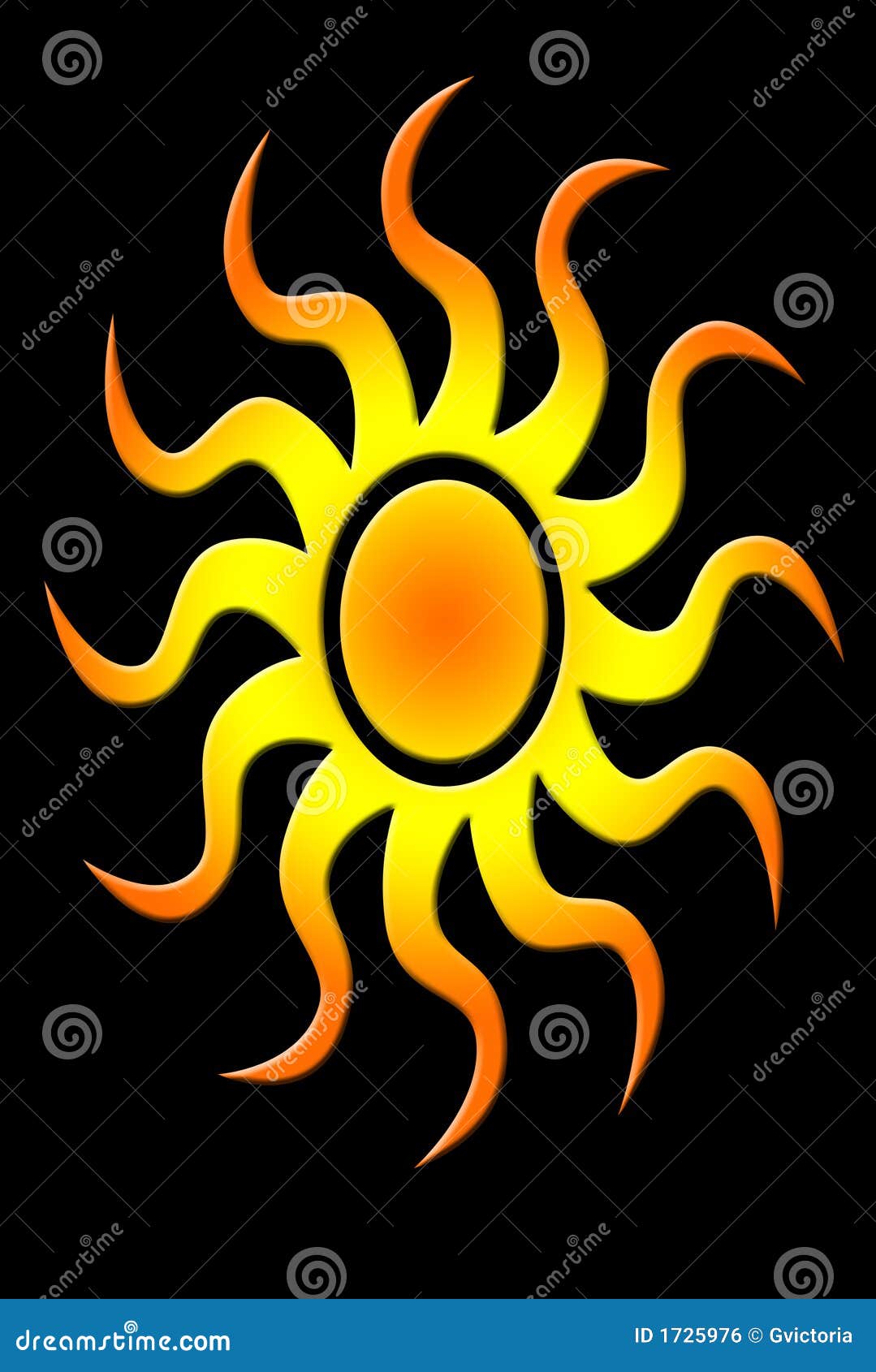 Abstract sun stock illustration. Illustration of fires - 1725976