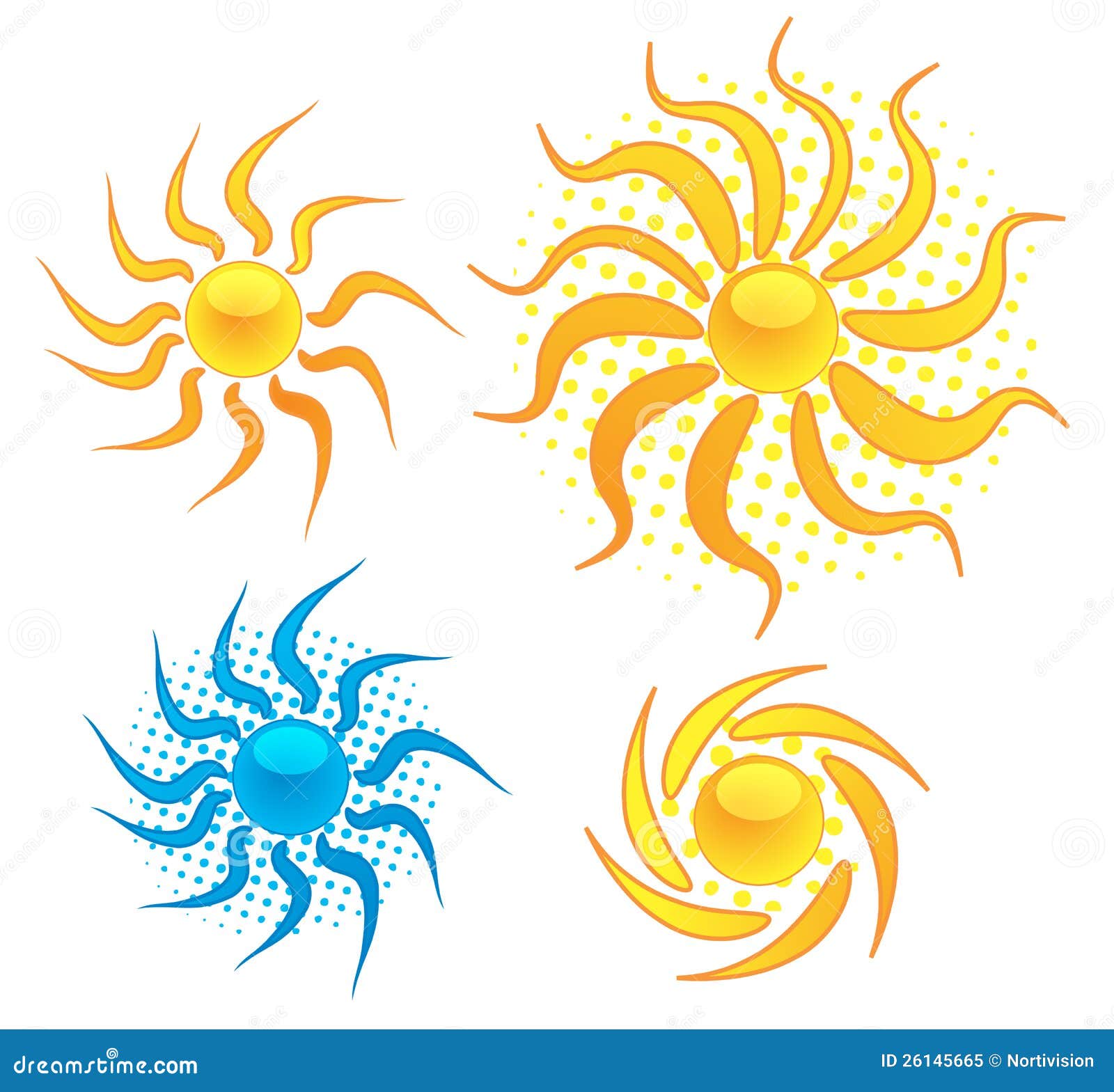 Abstract sun stock illustration. Illustration of clipart - 26145665