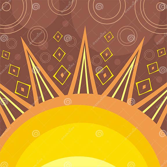 Abstract sun stock vector. Illustration of abstract, decorative - 3714253