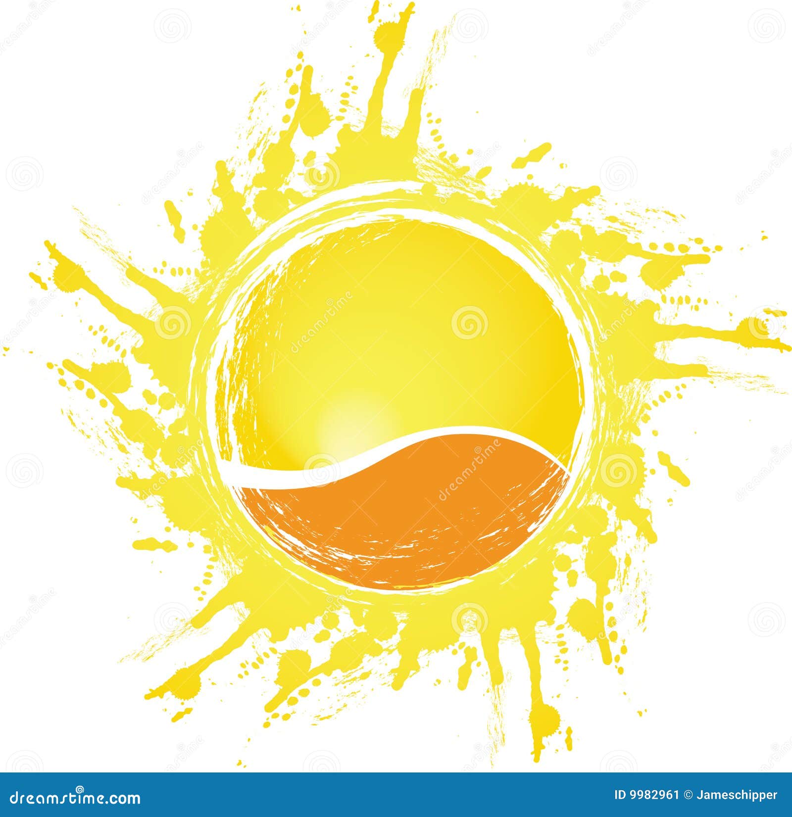 Abstract sun stock vector. Illustration of chaos, flowing - 9982961