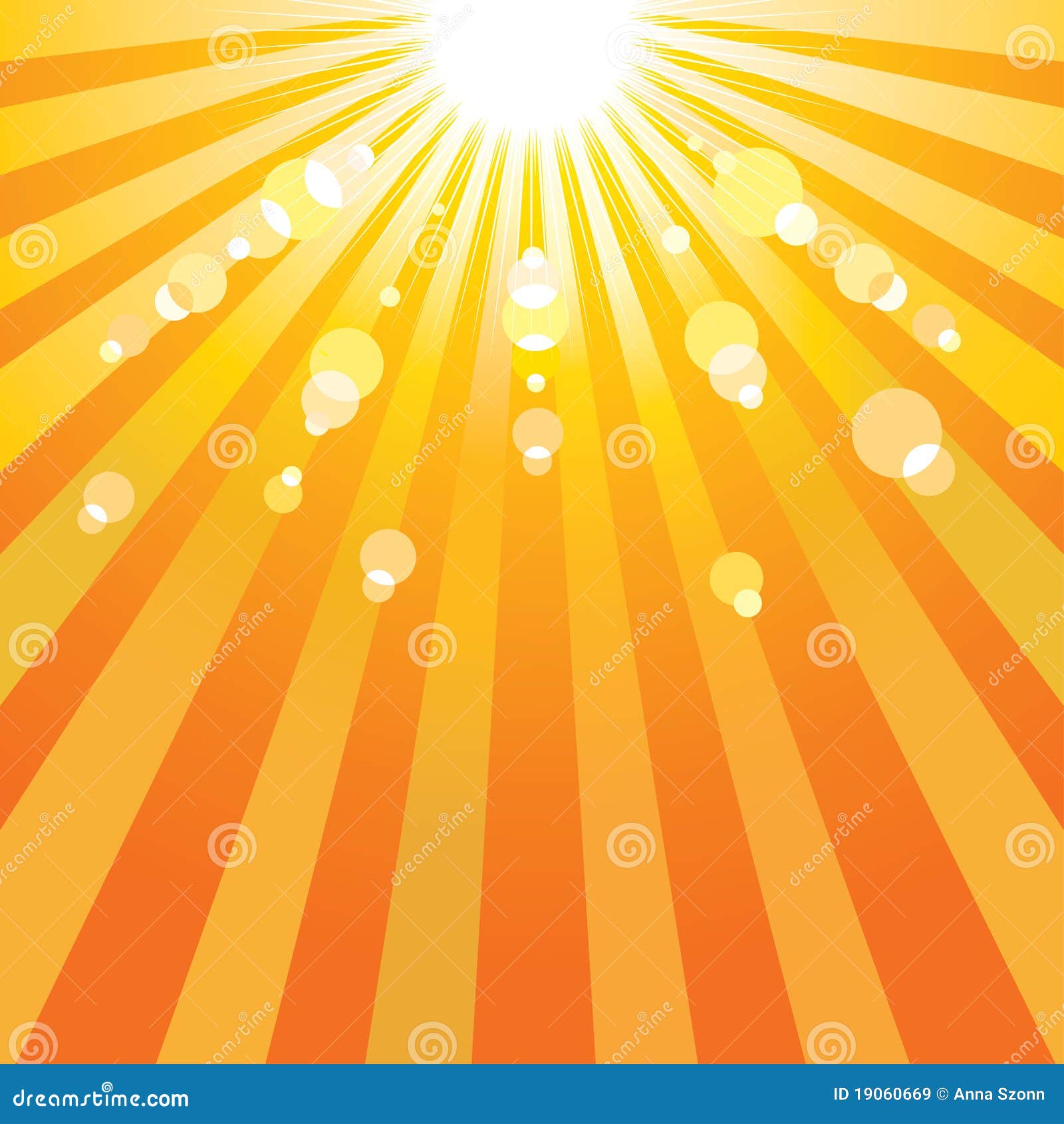 Abstract sun background. stock vector. Illustration of spring - 19060669