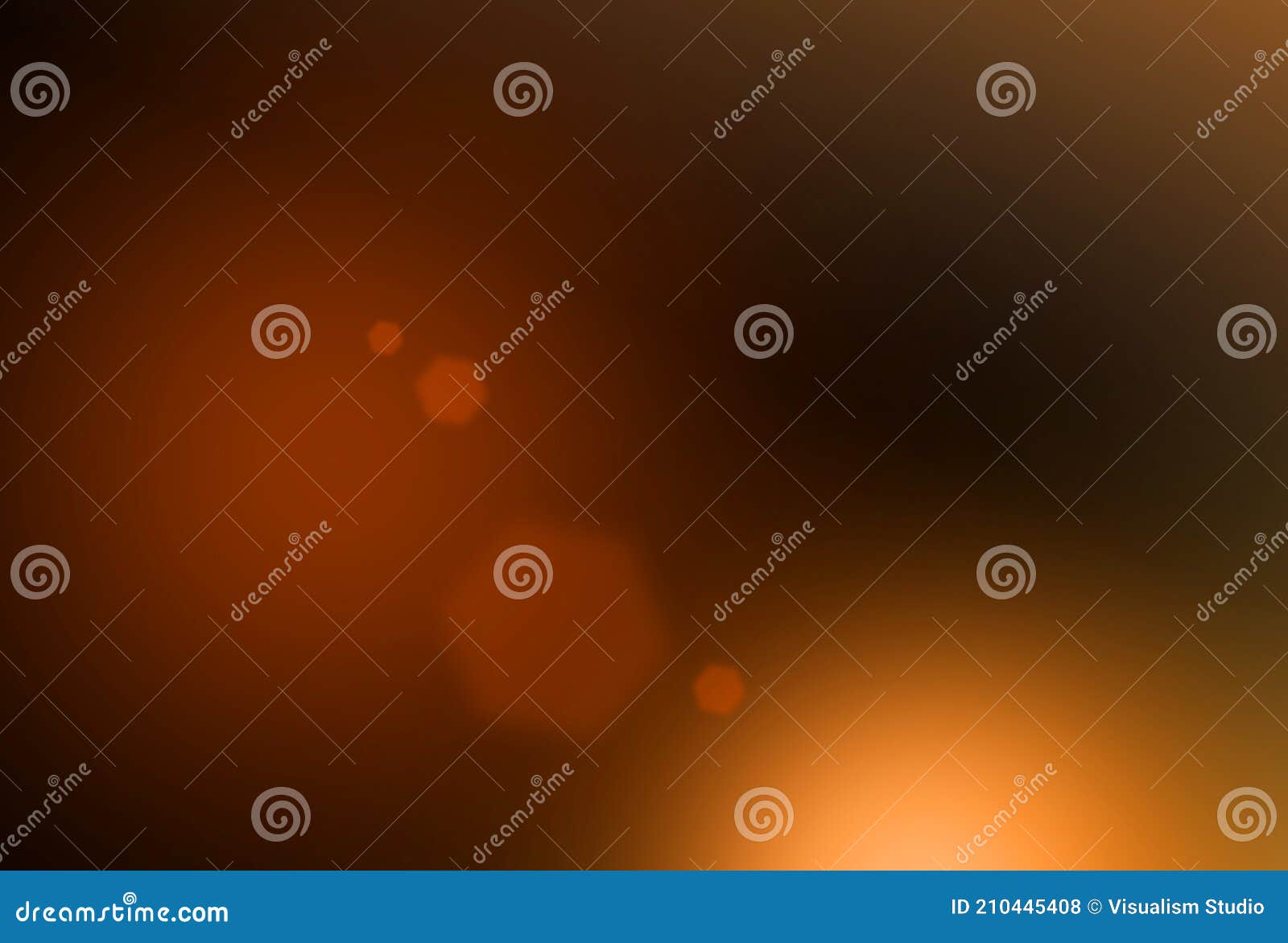 Abstract Sun Flare Light Orange Overlay Pattern with Abstract Rays ...
