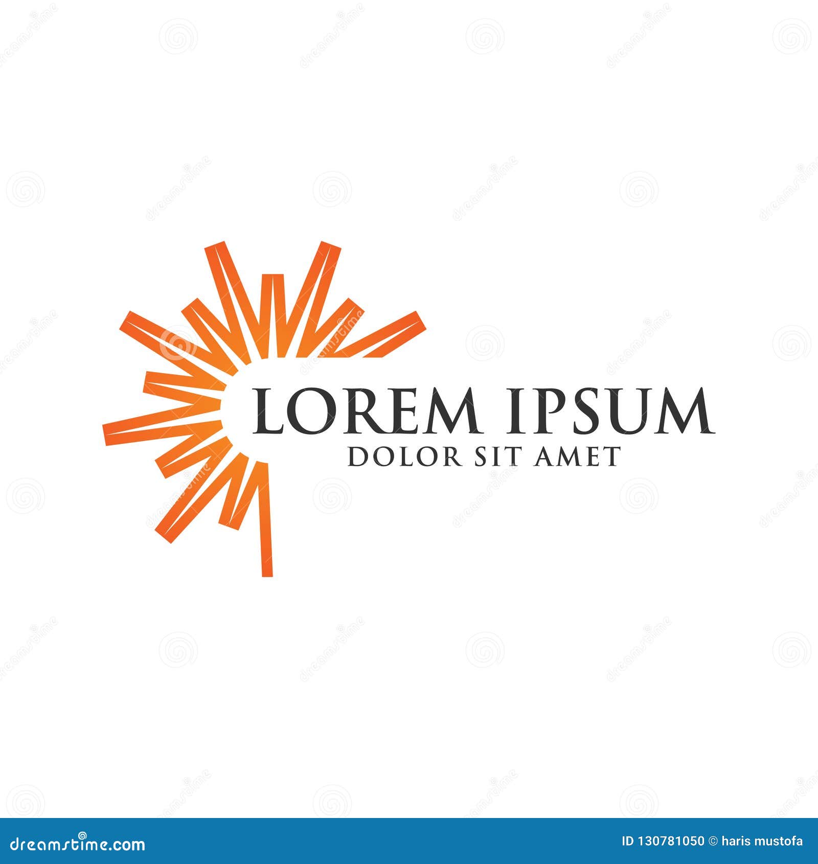 Abstract Sun Graphic Design Element Template Vector Illustration Stock ...