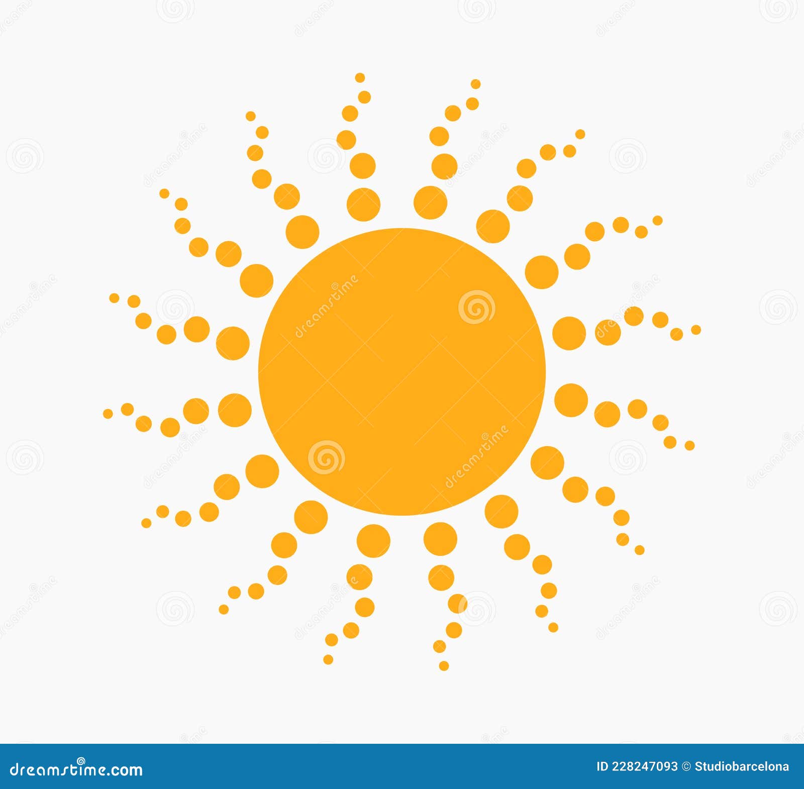 Abstract Sun Icon Design Element Stock Vector - Illustration of heat ...