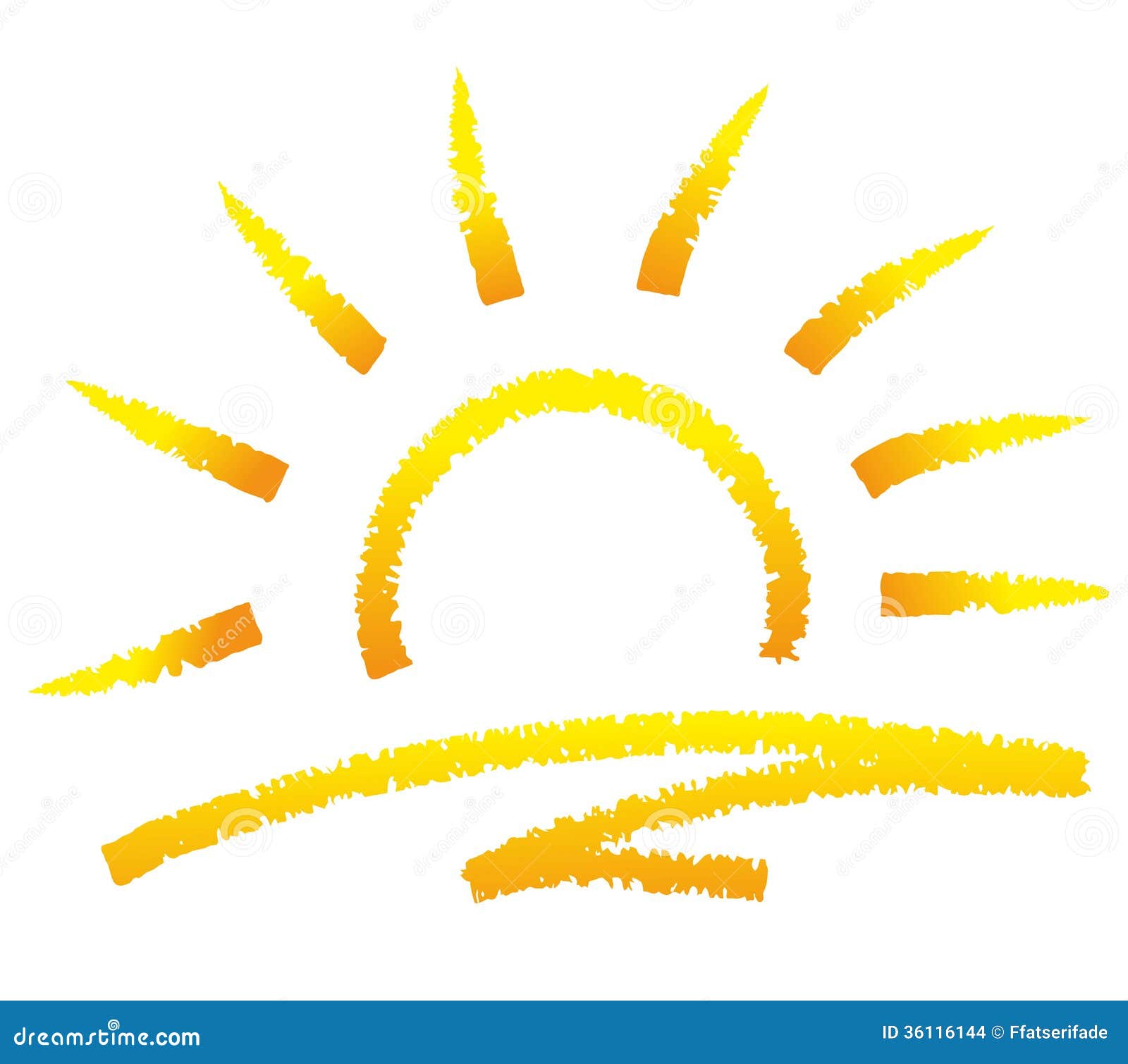 Abstract sun stock illustration. Illustration of sunset - 36116144