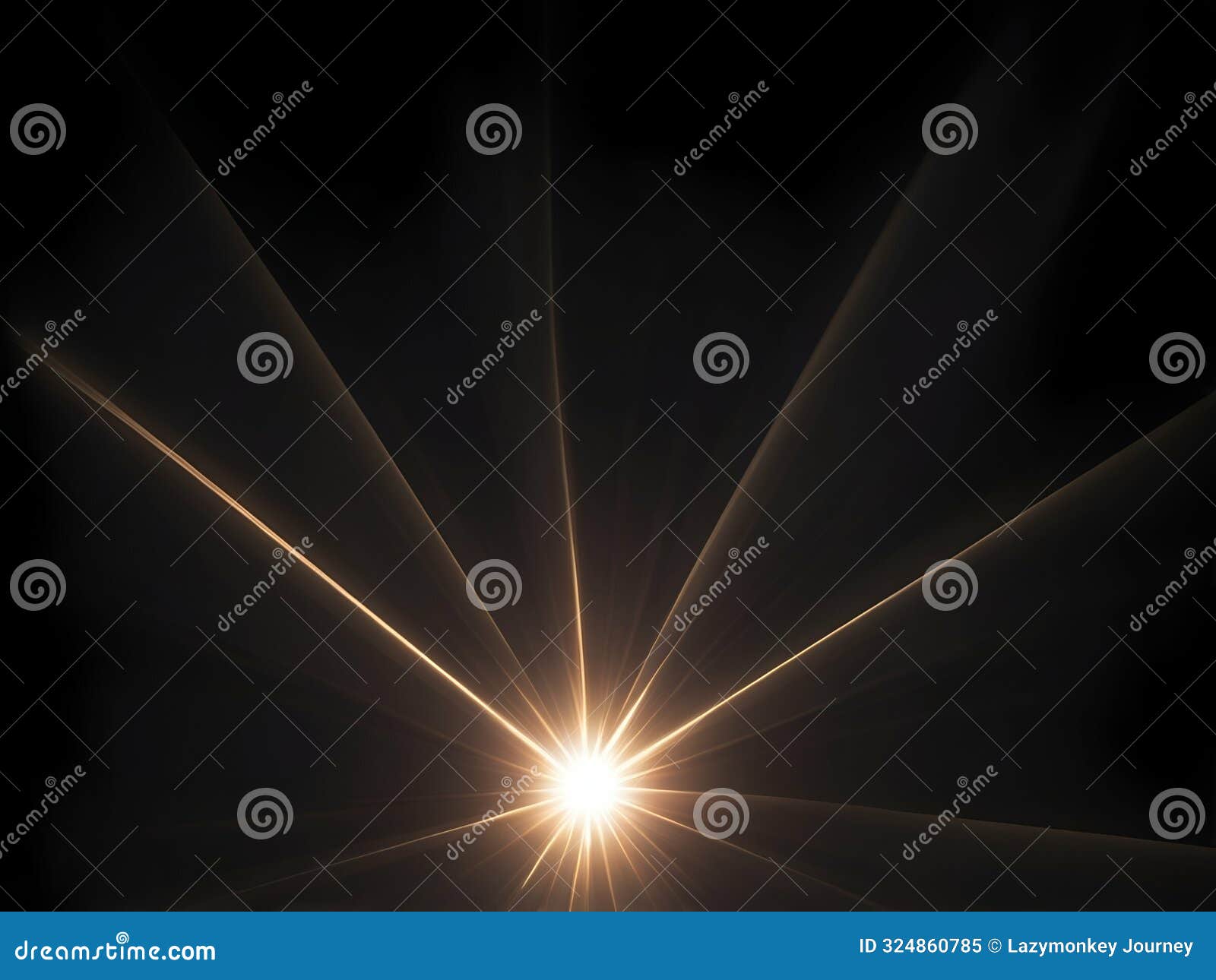 Abstract Sun Light Overlay. Sun Rays Overlay Stock Illustration ...