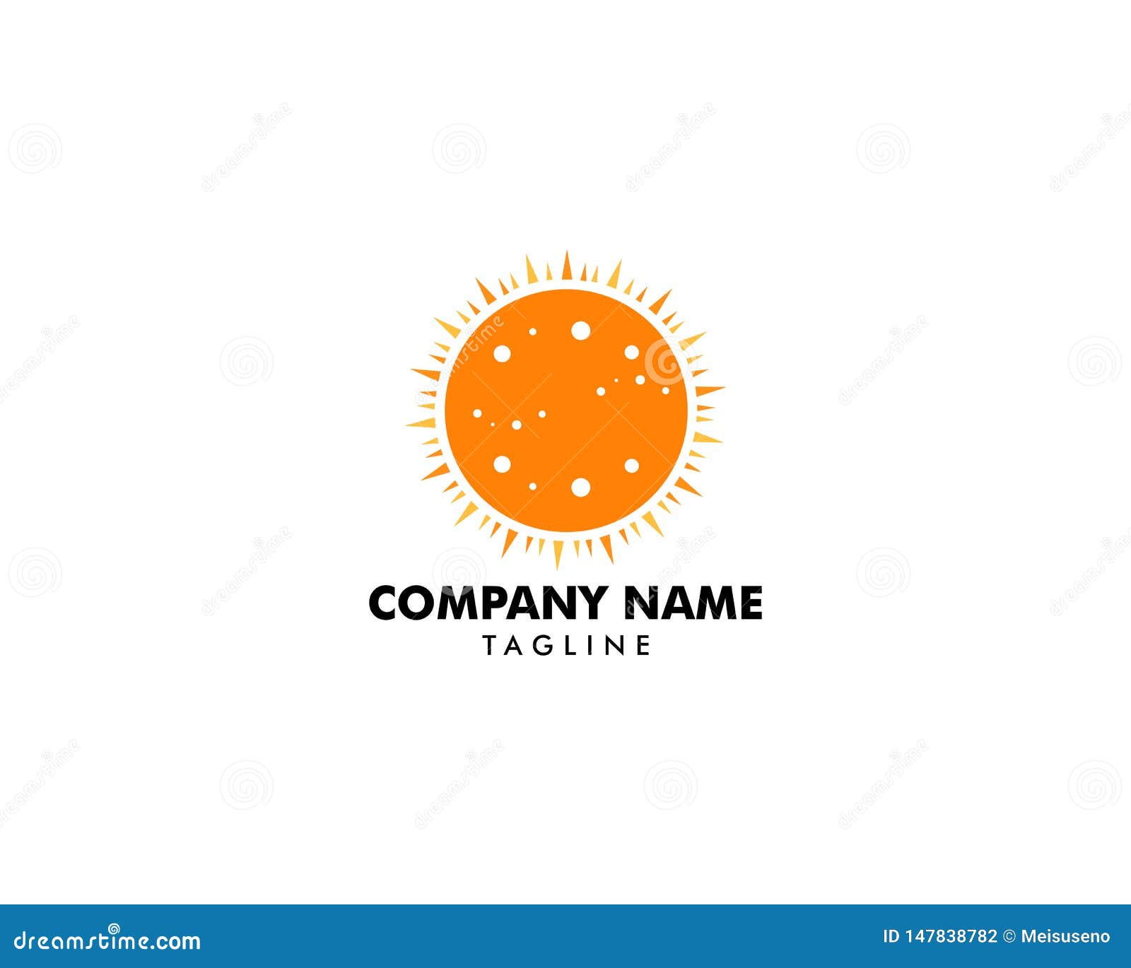 Abstract Sun Logo Design Template Stock Vector - Illustration of ...