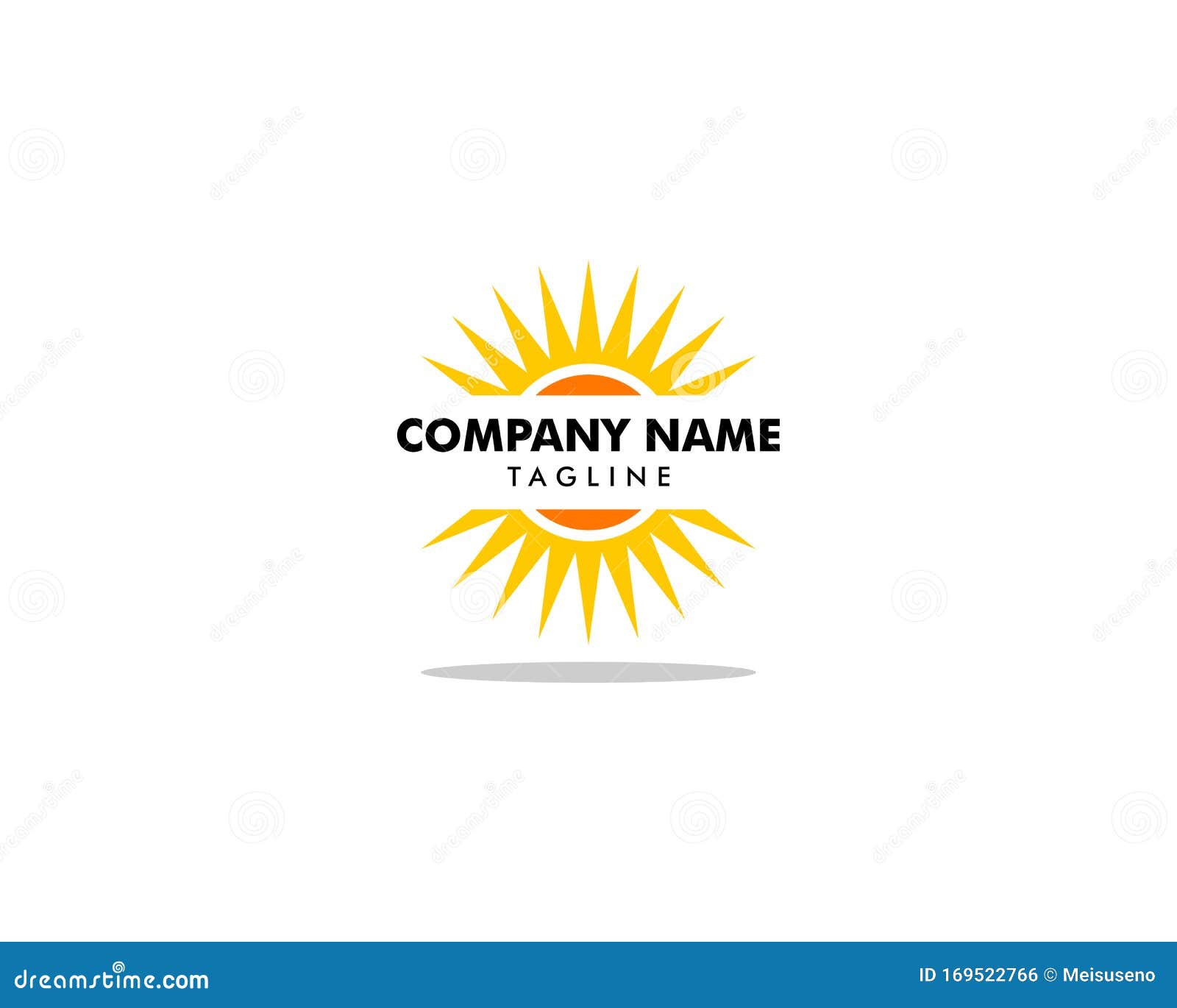 Abstract Sun Logo Design Template Stock Vector - Illustration of logo ...