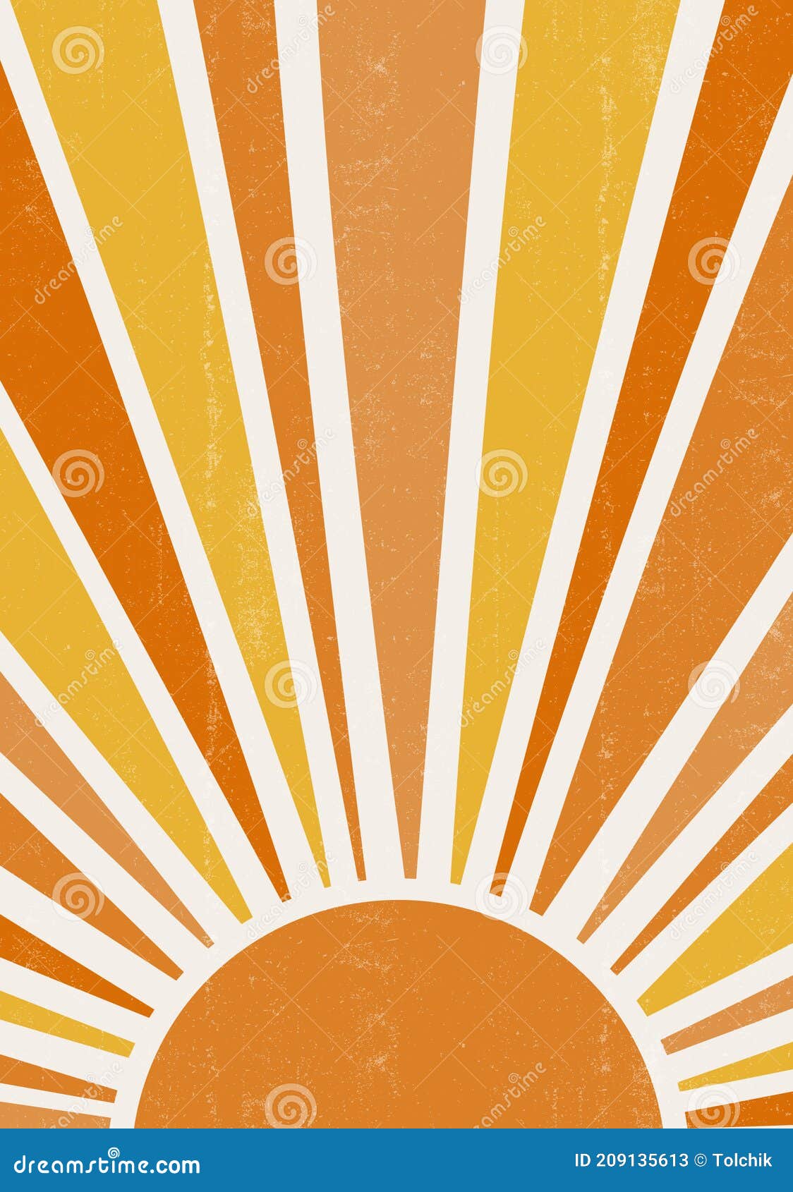 Abstract Sun Print Boho Minimalist Printable Wall Art Stock Vector ...