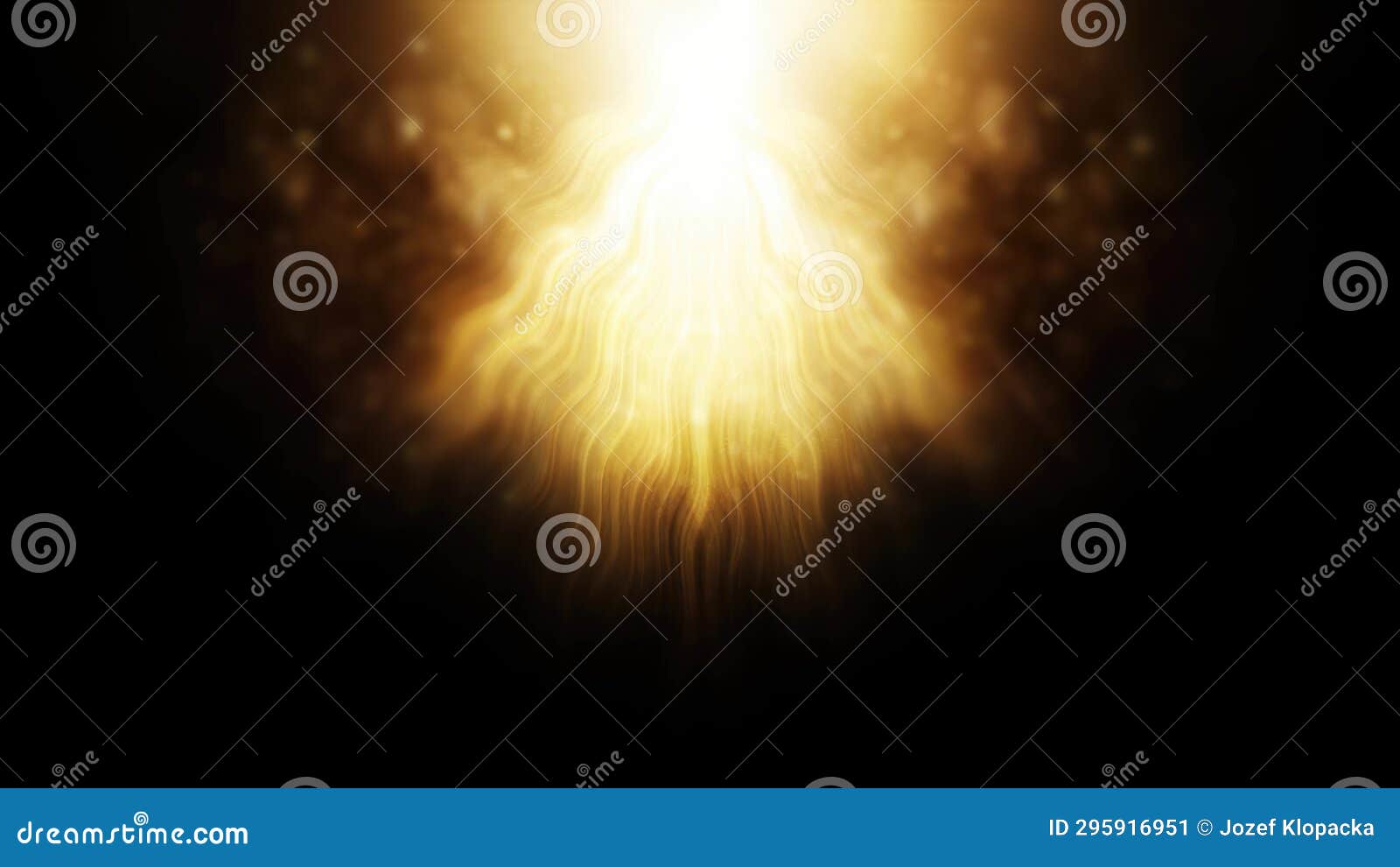 Abstract Sun Rays on Black Background. Stock Illustration ...