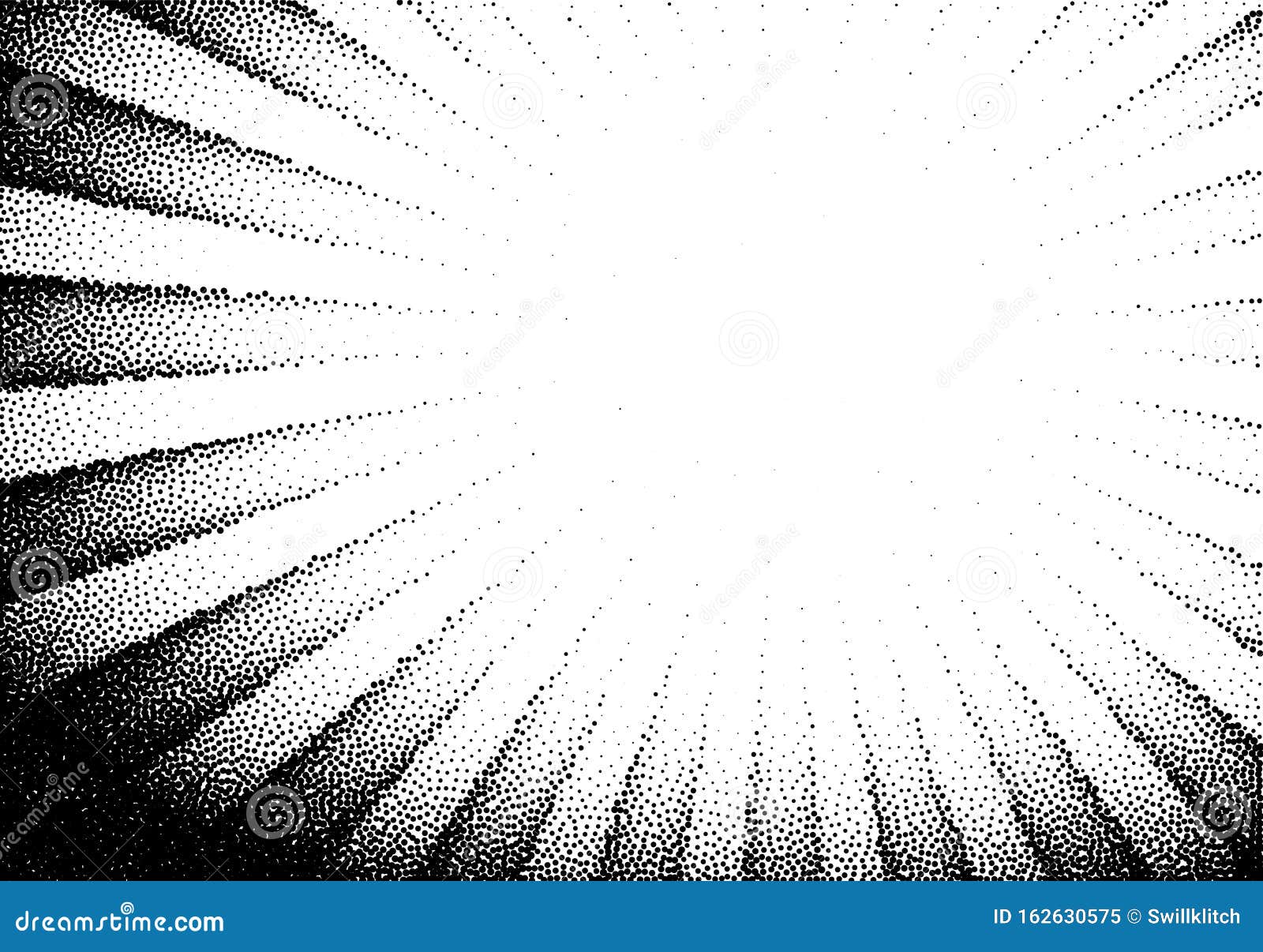 Abstract Sun Rays with Dotwork Retro or Tattoo Style Stock Vector ...